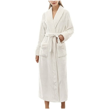 PAVILIA Women Plush Fleece Robe, Taupe Tan Soft Textured Bathrobe, Lady ...