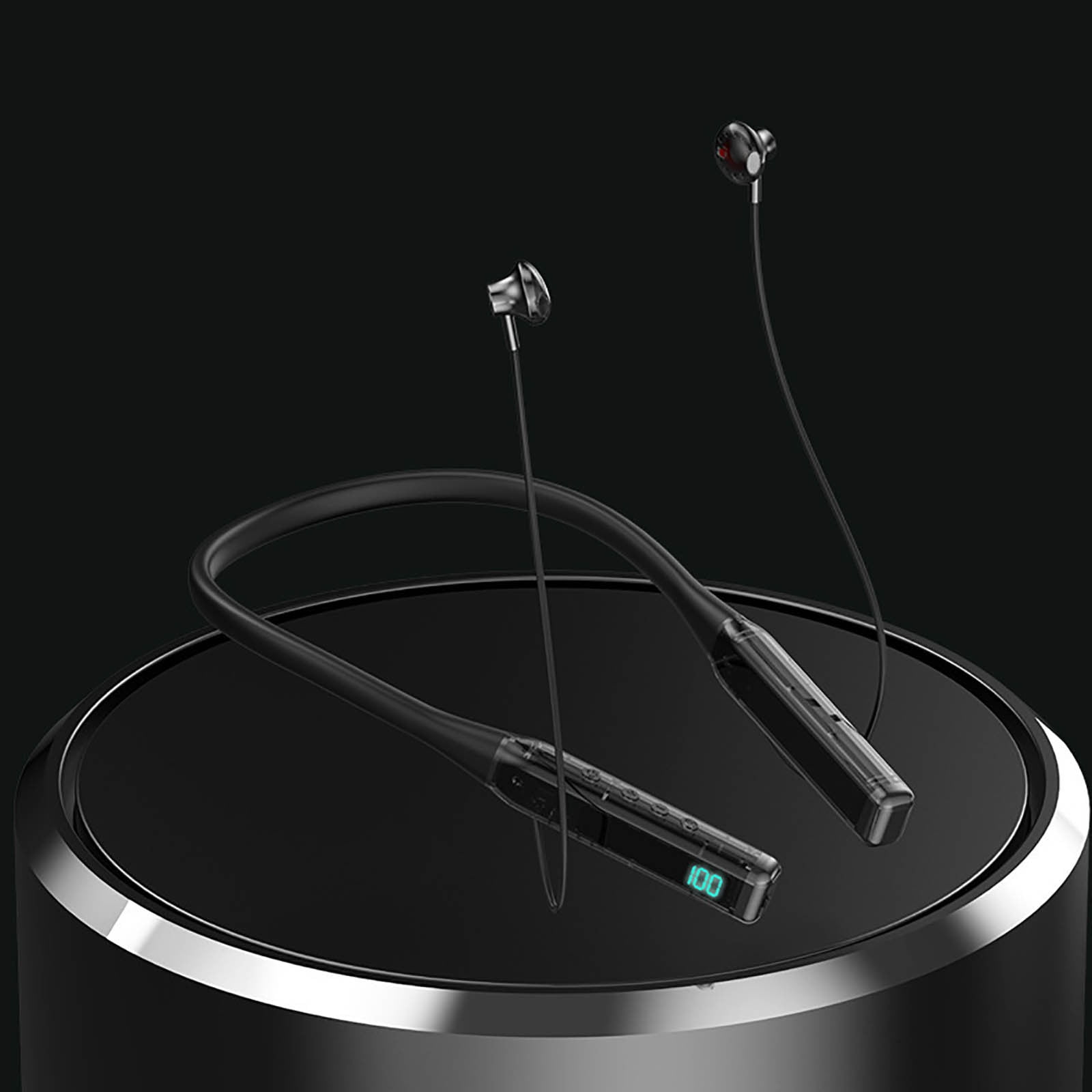 Hwkond Bluetooth Earbuds Hanging Neck Wireless Bluetooth Earphones With ...