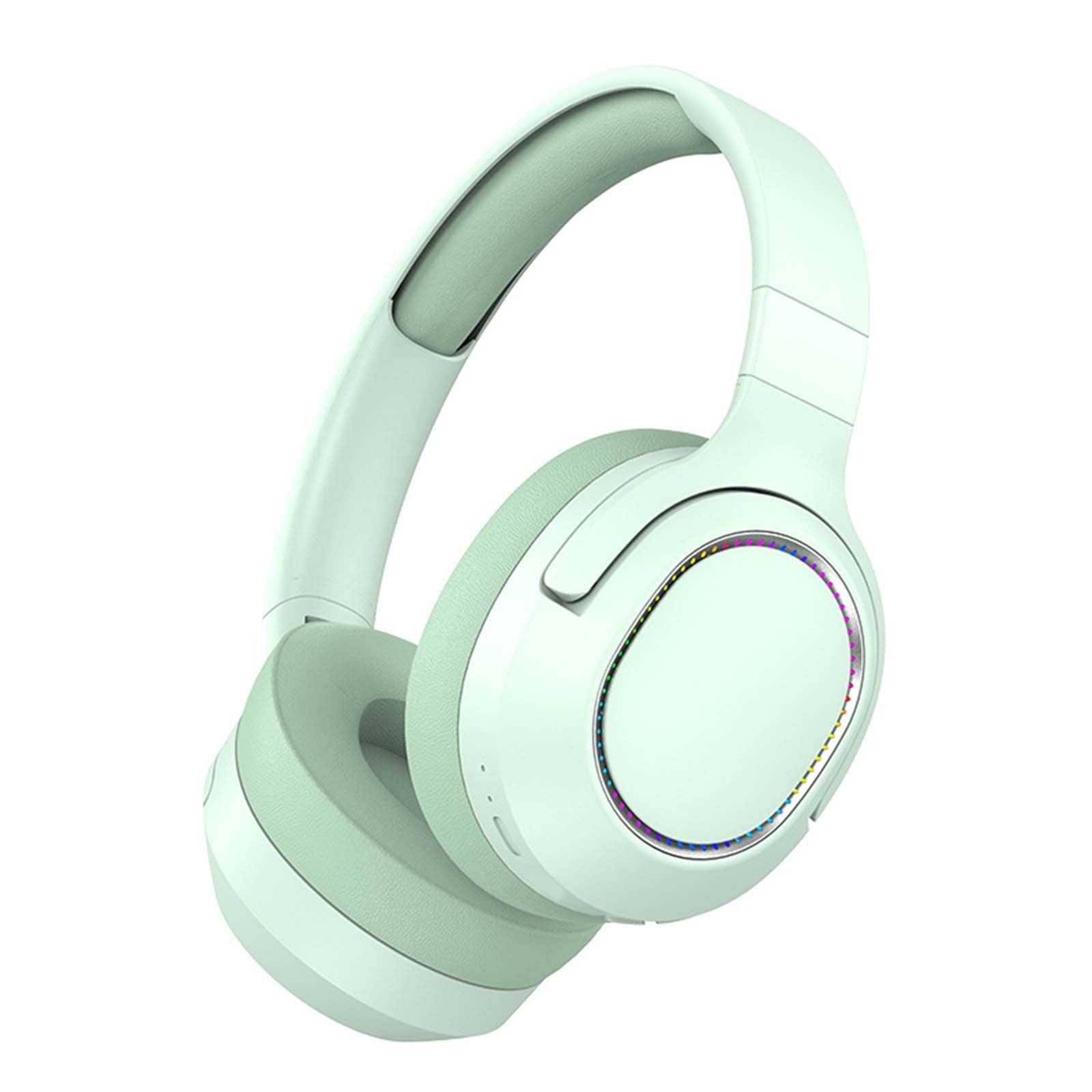 Hwkond Bluetooth Headset Over-Ear Bluetooth Headphones LED Lighting ...