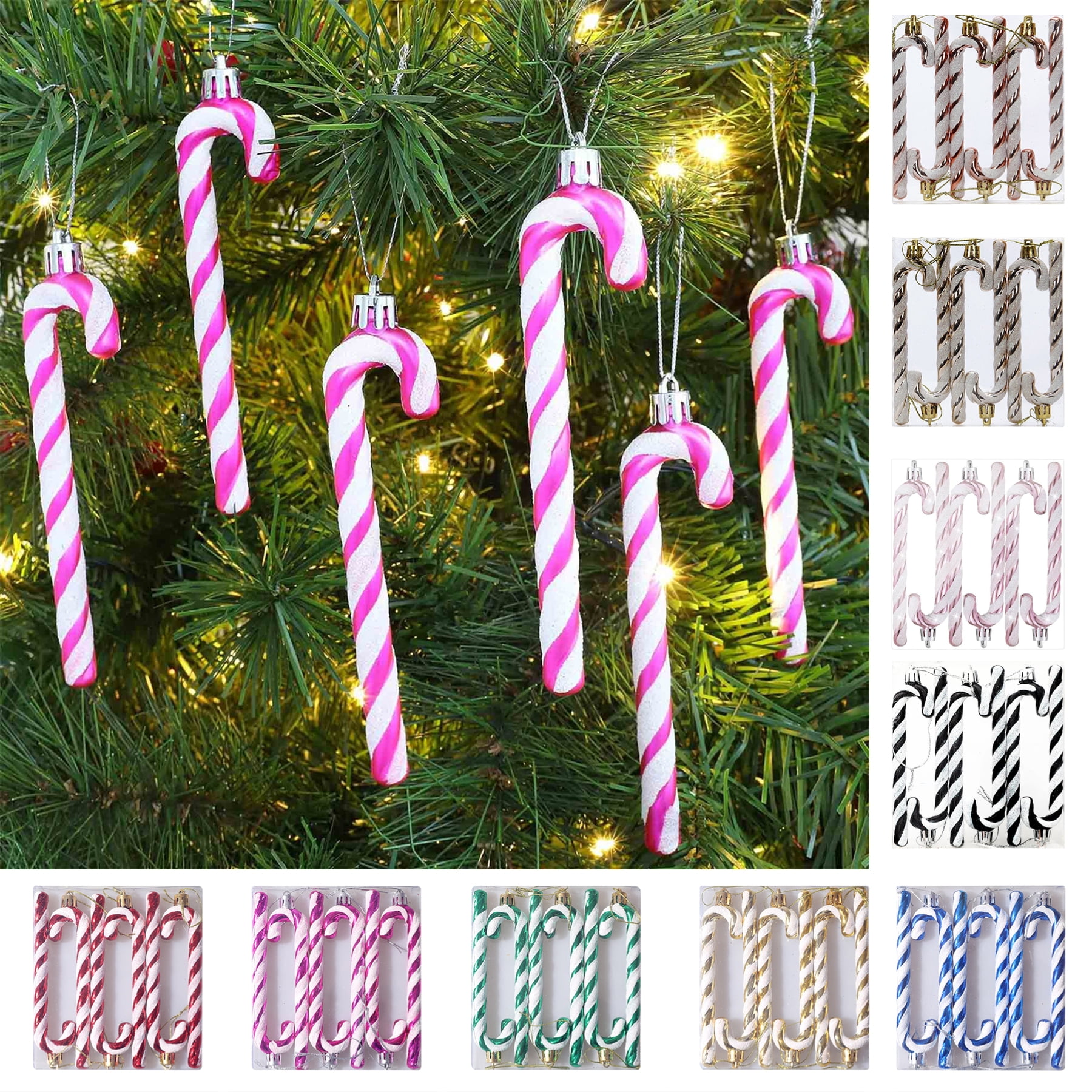 Hwkond Christmas Indoor Decor 6Pcs Christmas Ball Ornaments Xmas Tree ...