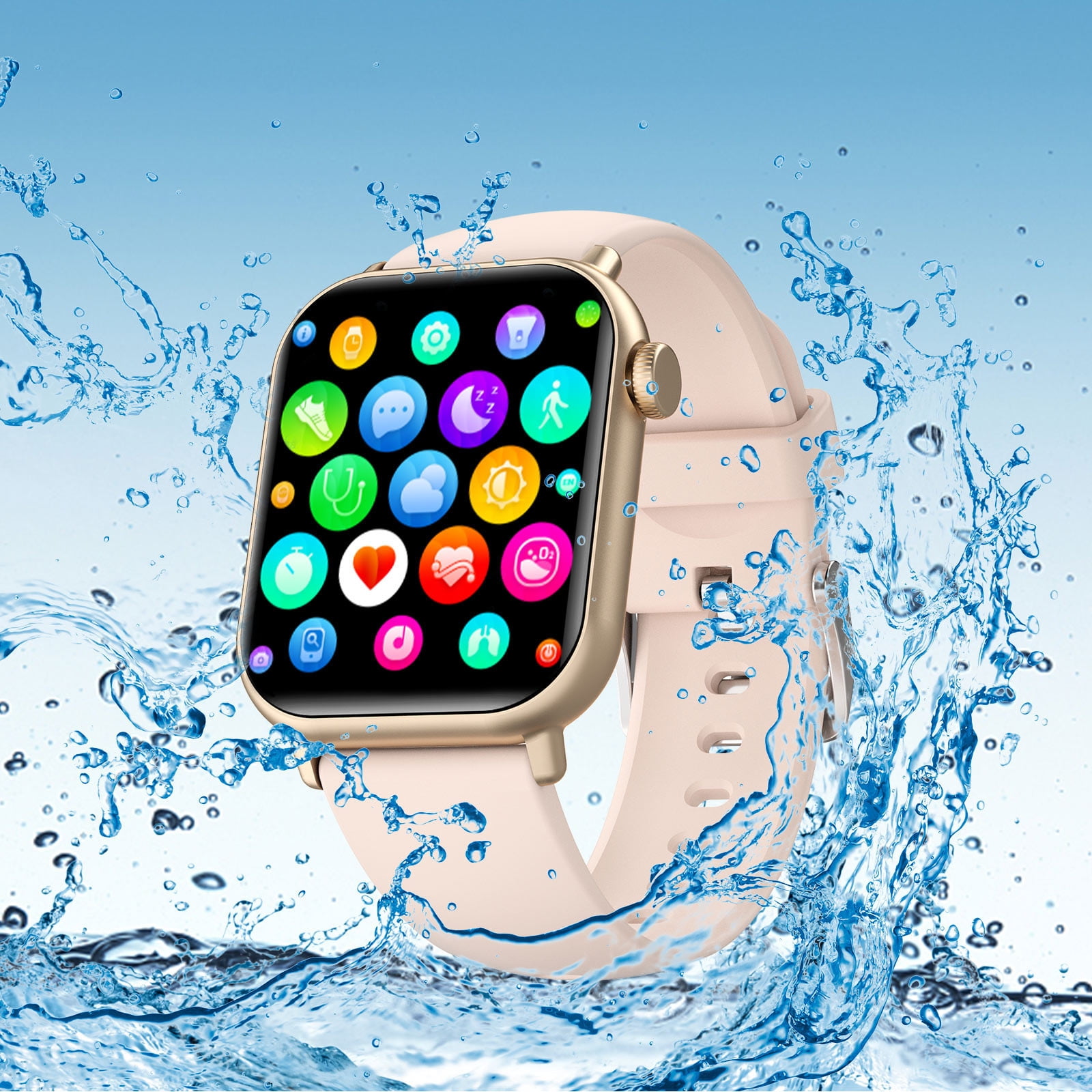 Hwkond Smart Watch Men, Smart Watch Multi-Function Health Monitoring ...