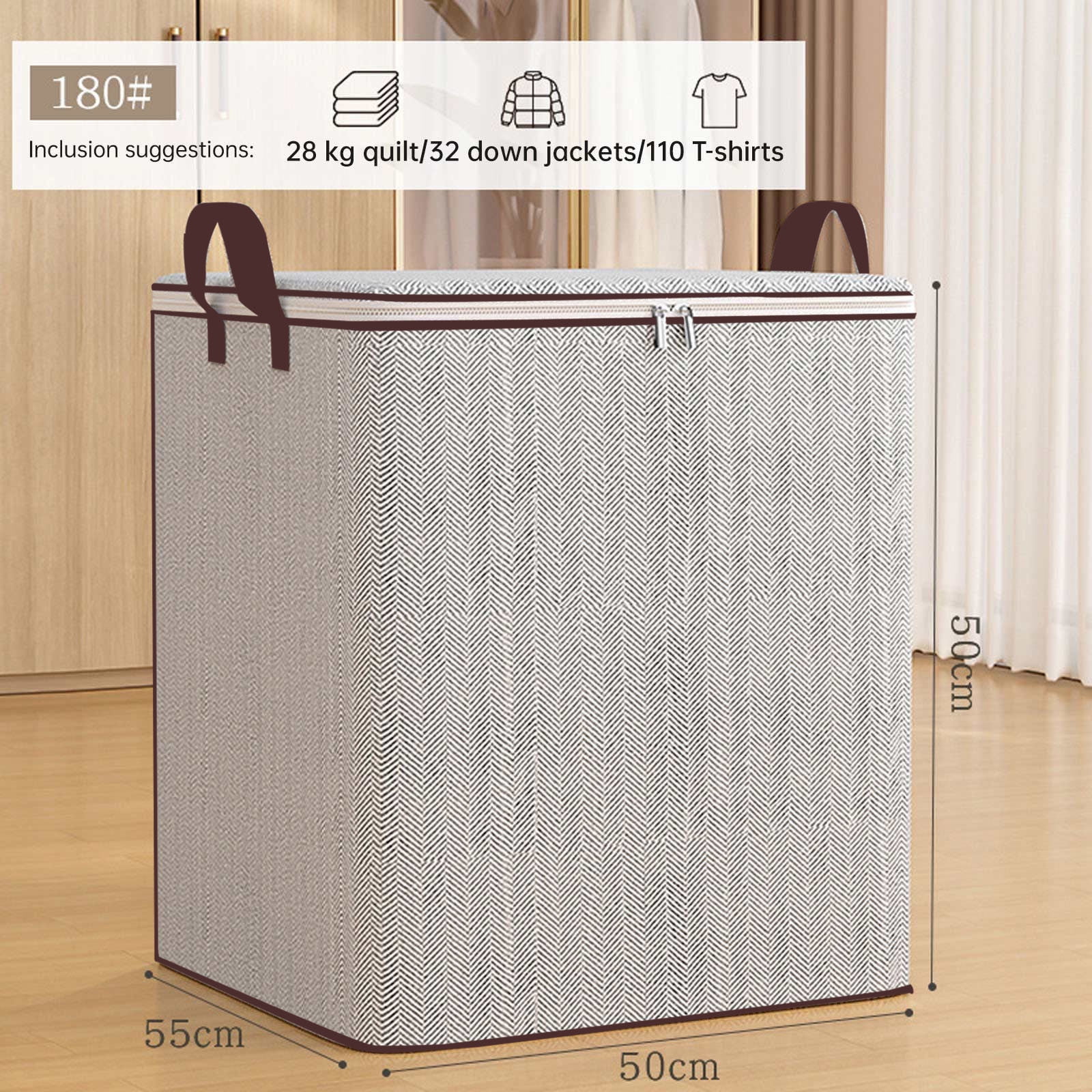 Hwkond Storage Containers Clothes Quilt Storage Box Put Closet Large ...