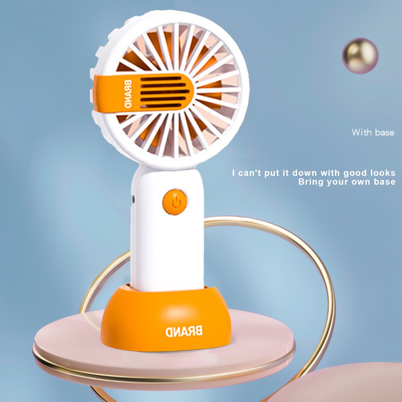 Hwkond Table Fan Small Fresh Desktop Desktop Reseau Fan With Luminous ...