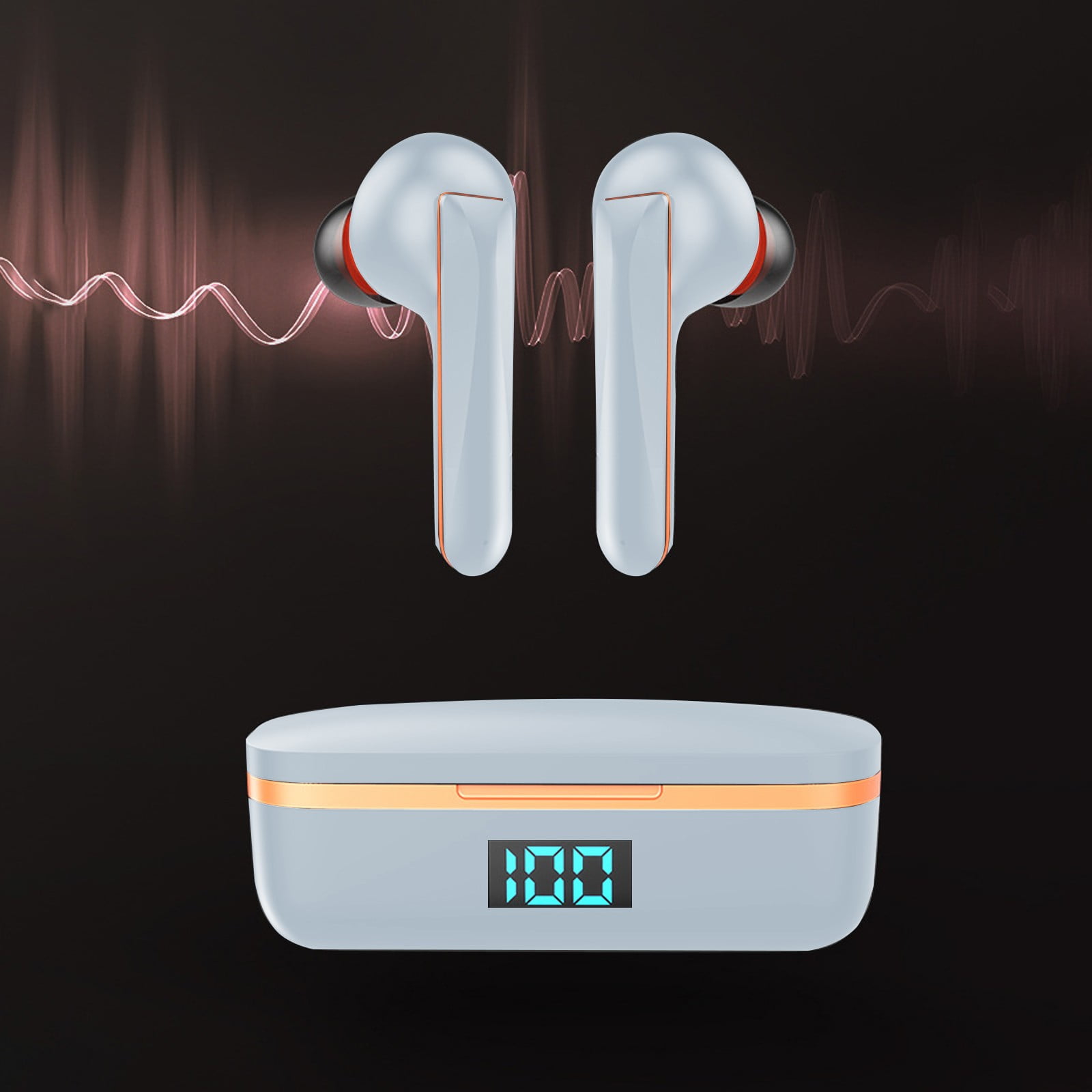 Hwkond Wireless Earbuds Mini Slim In Ear Bluetooth Earphones With High ...