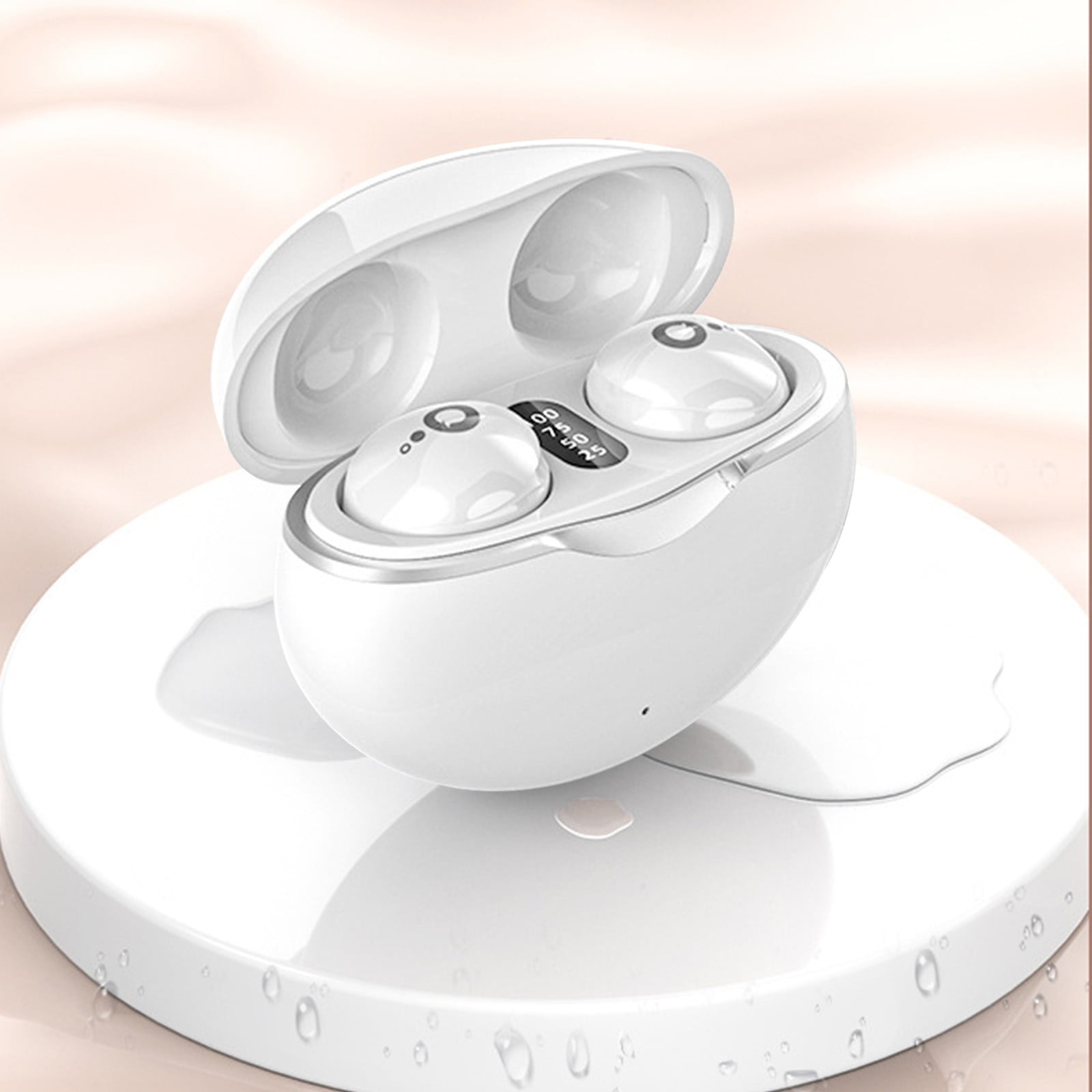 Hwkond Wireless Headphones Sleep Bluetooth Headset Mini Digital Display ...