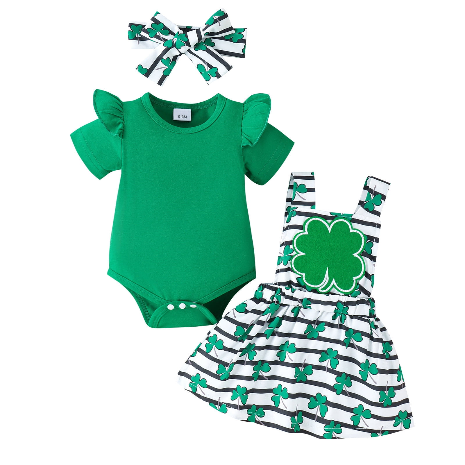 Hwmodou Baby Outfits Girls Summer Short Sleeve Prints Tops And Skirts ...
