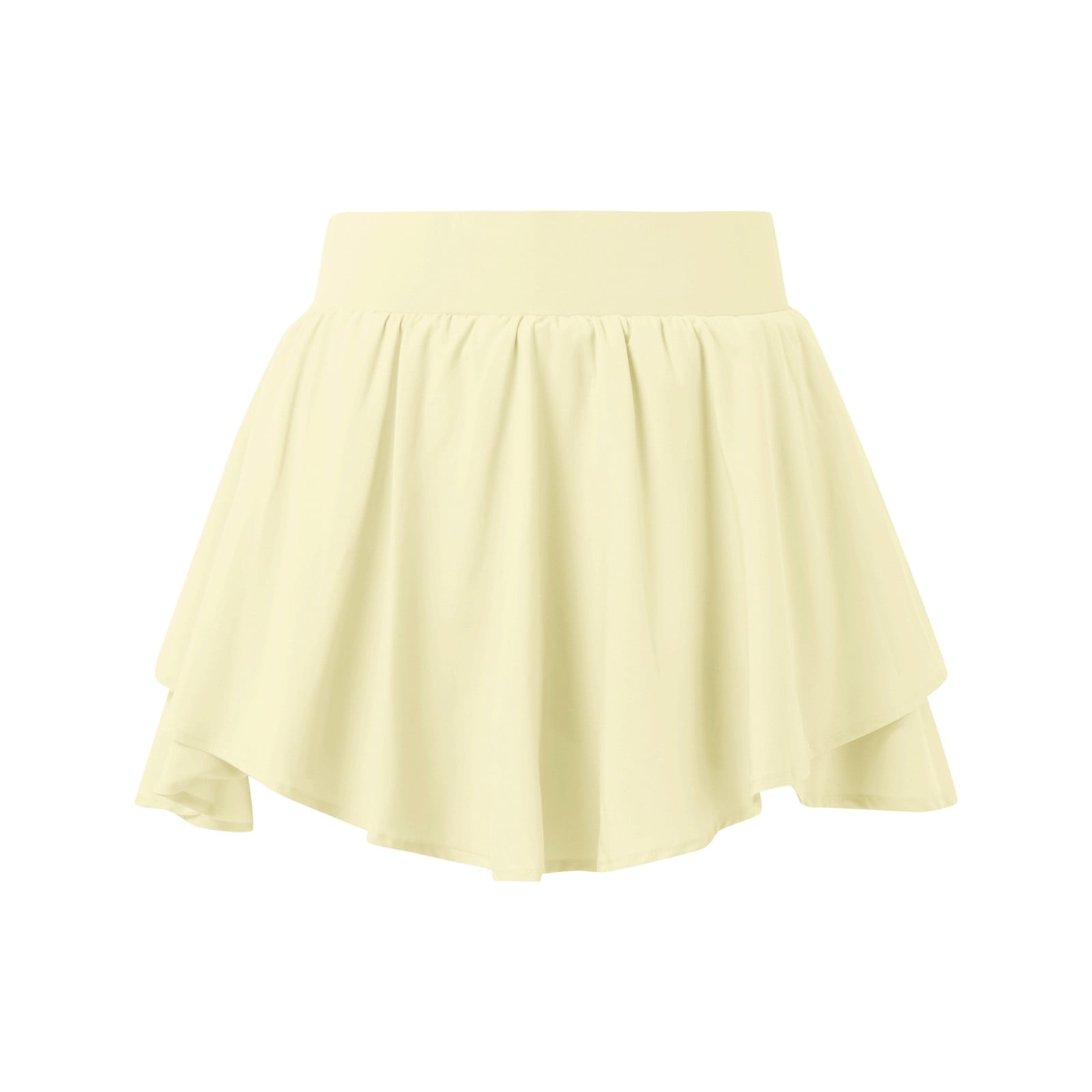 Hwmodou Girls Flowy Shorts, 2 In 1 Preppy Butterfly Shorts With Spandex ...