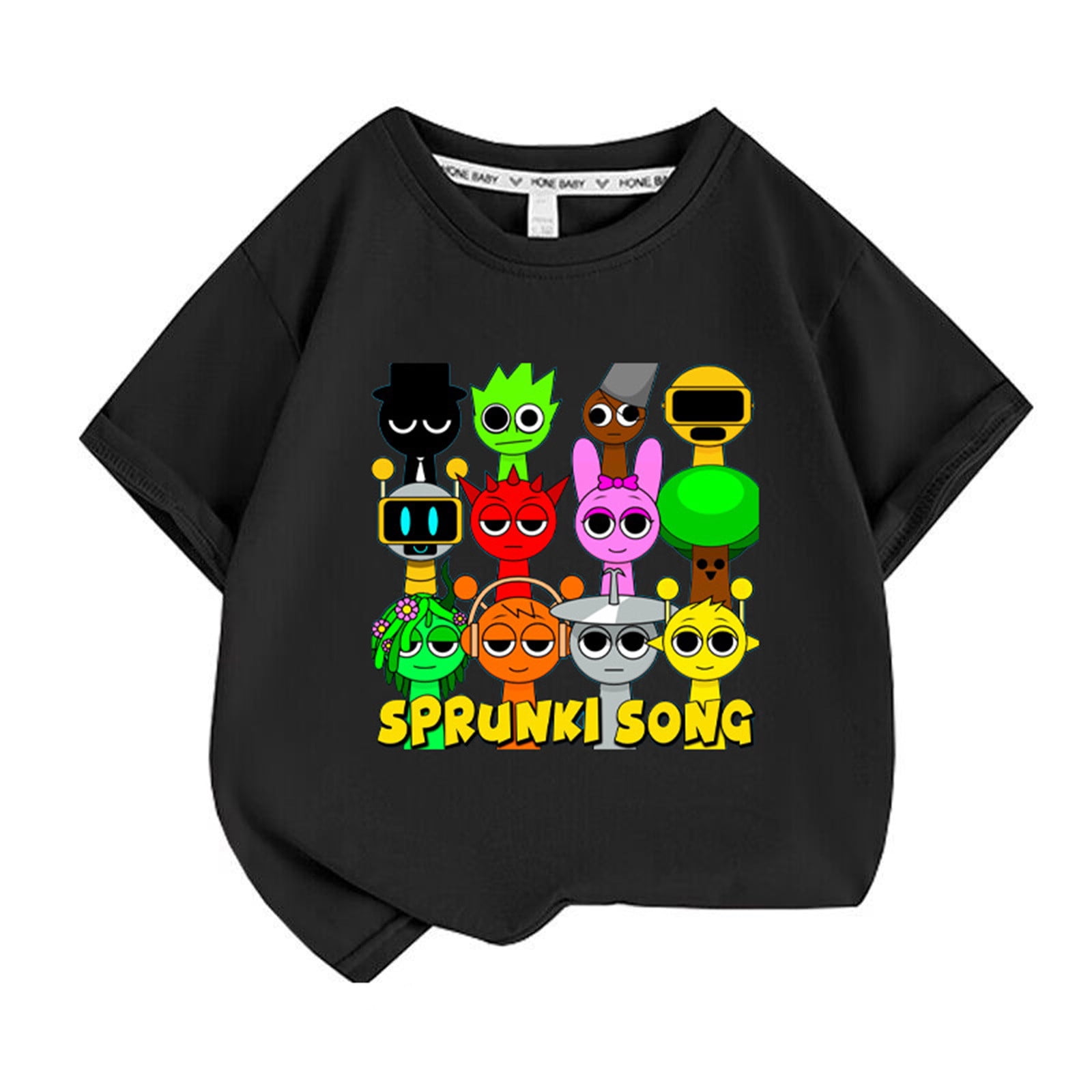 Hwmodou Kids Boys Cute Sprunki Fans T Shirt Figure Print Sweatshirt ...