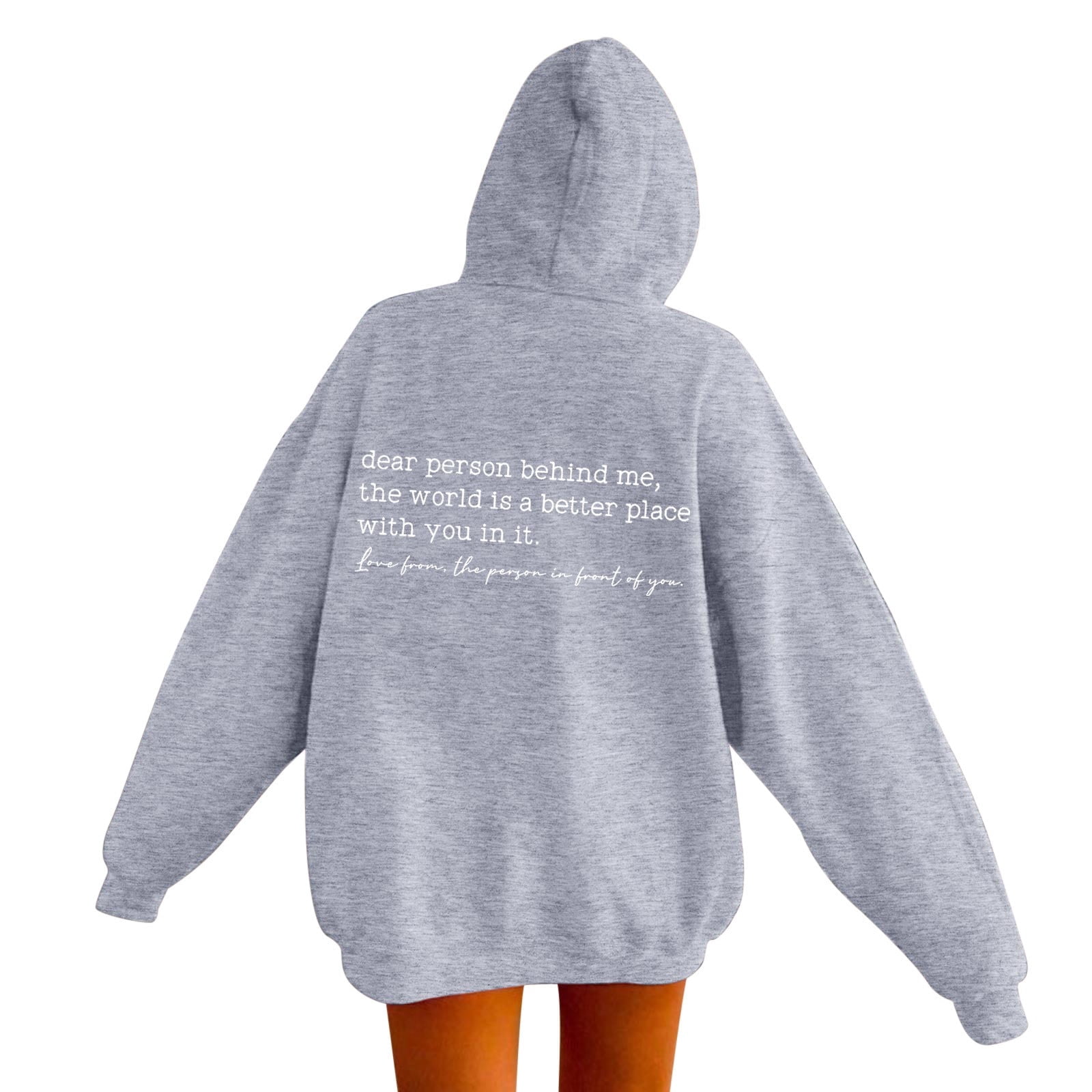 Hwmodou Ladies Hoodies Sweatshirts Letter Printed Long Sleeve Clothes ...
