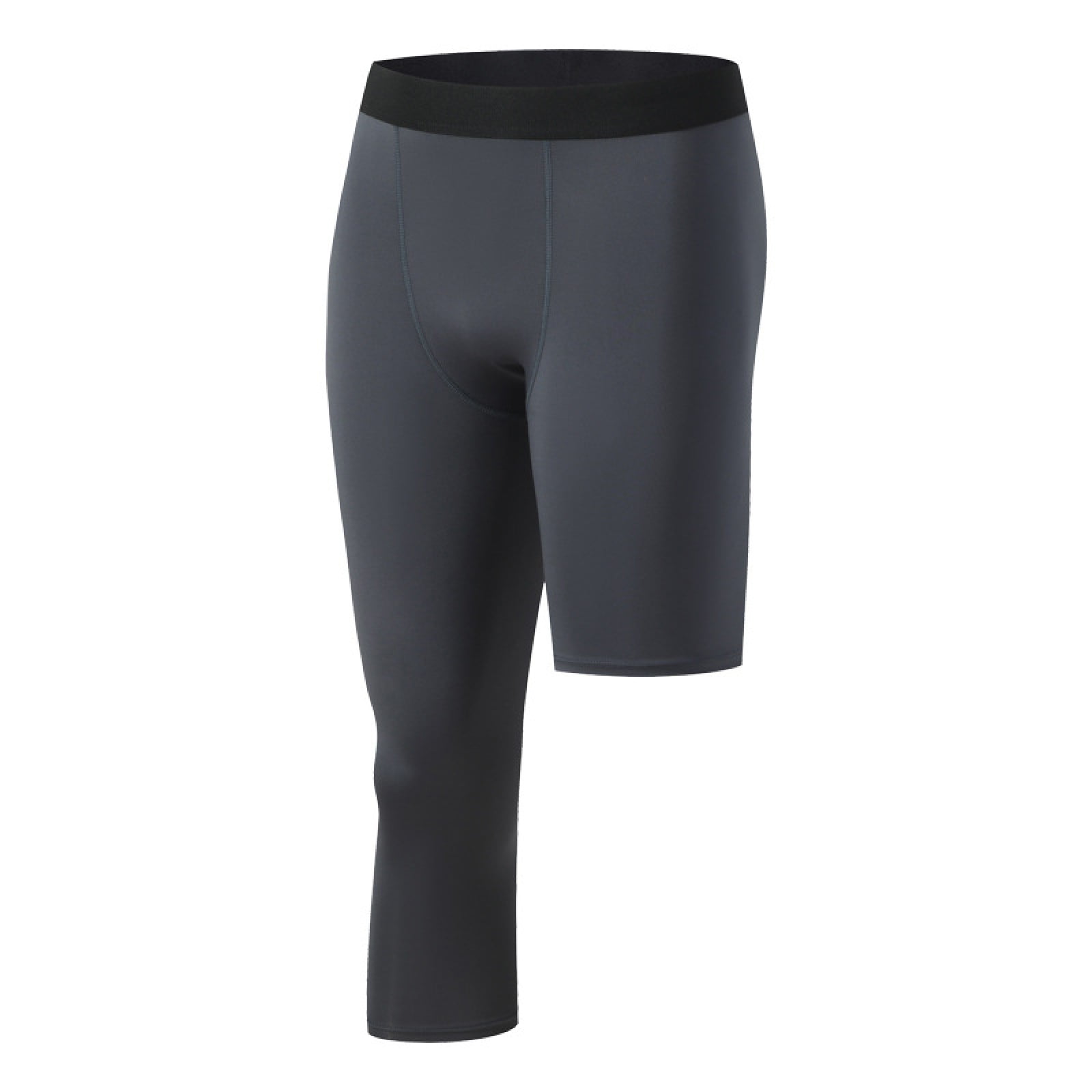 Hwmodou Male Pants Casual Mens Basketball One Leg Leggings Sports ...