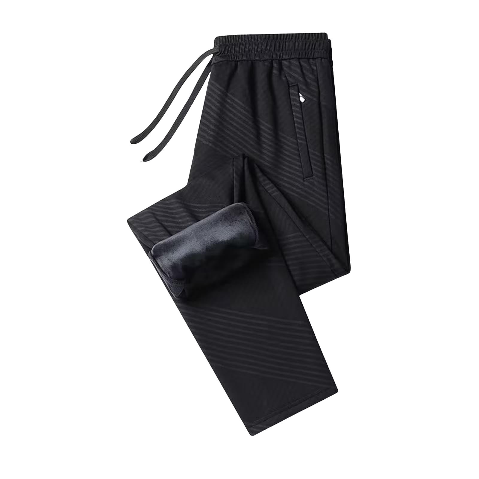 Hwmodou Men Pants Casual Mens Casual Loose Solid Color Pocket Elastic And Sports Casual Slacks