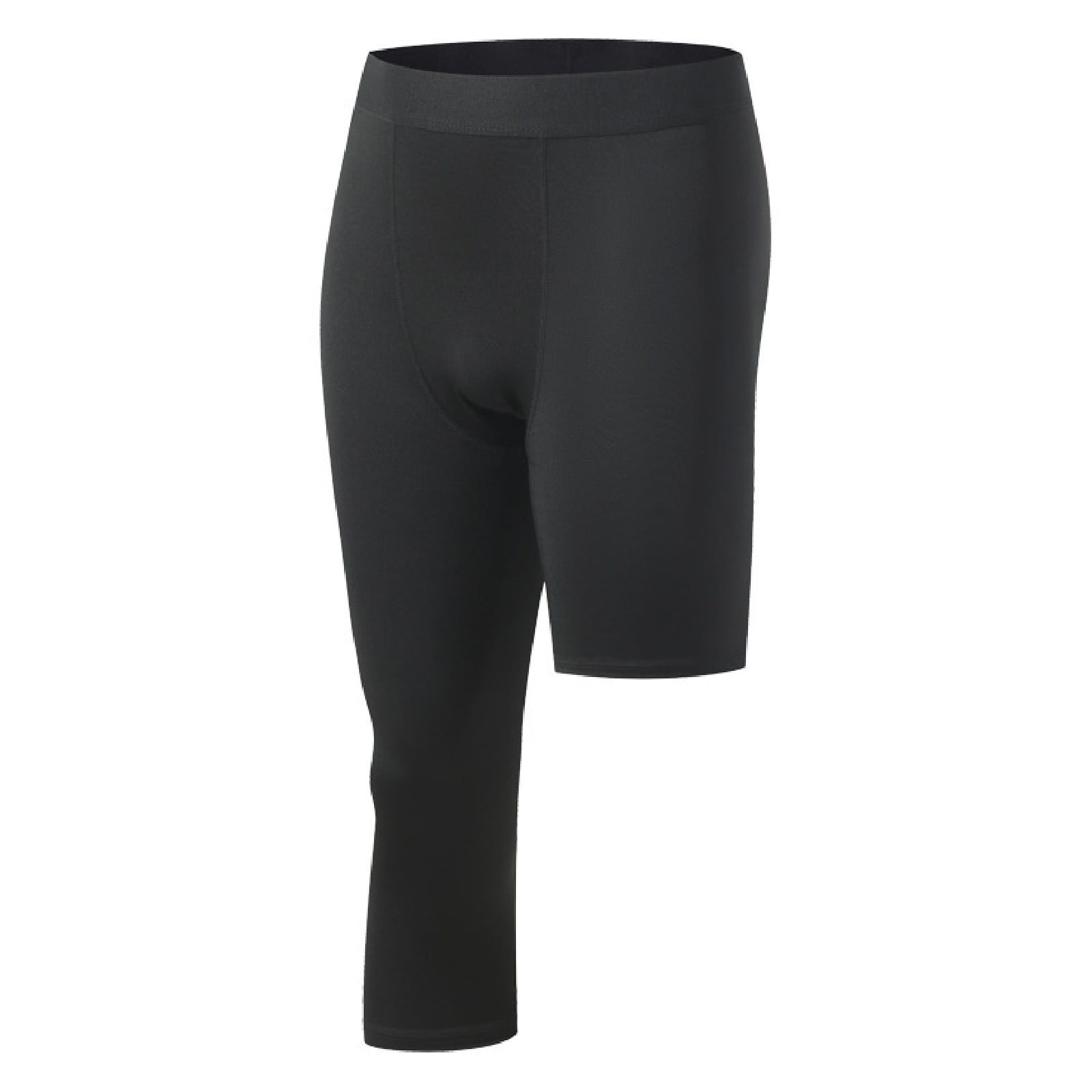 Hwmodou Mens Pants Workout Mens Basketball One Leg Leggings Sports ...