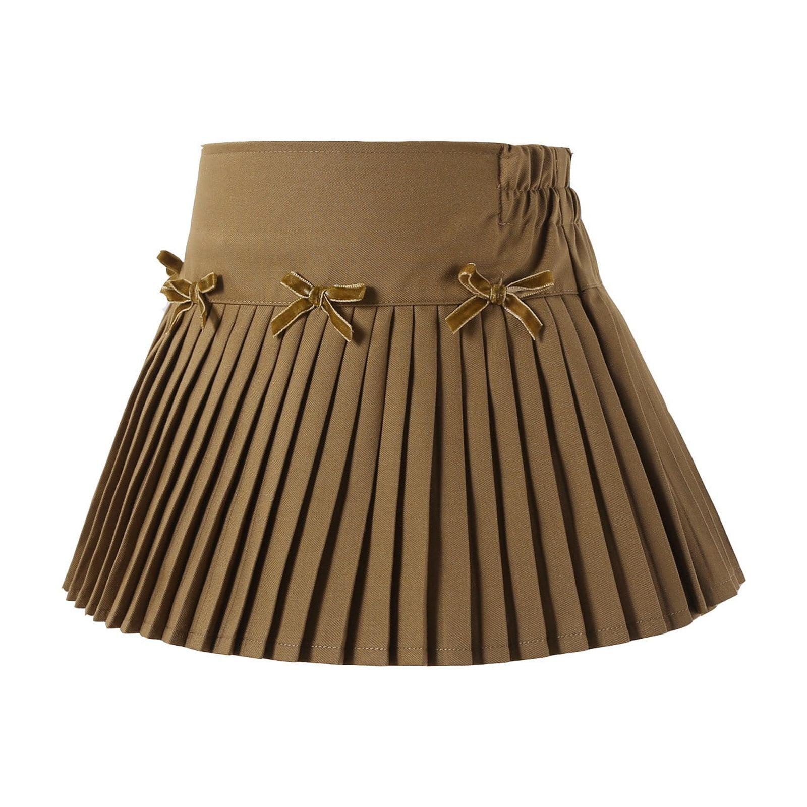 Hwmodou Toddler Baby Skirts Pleated Hem Princess Casual Tutu Mesh Skirt ...
