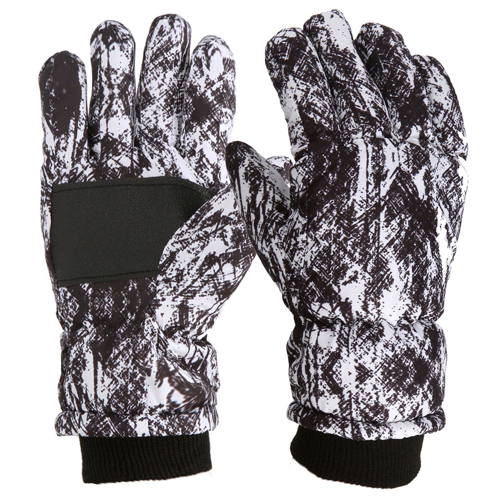Hwmodou Waterproof Toddler Mittens Camouflage Gloves Outdoor Skating ...