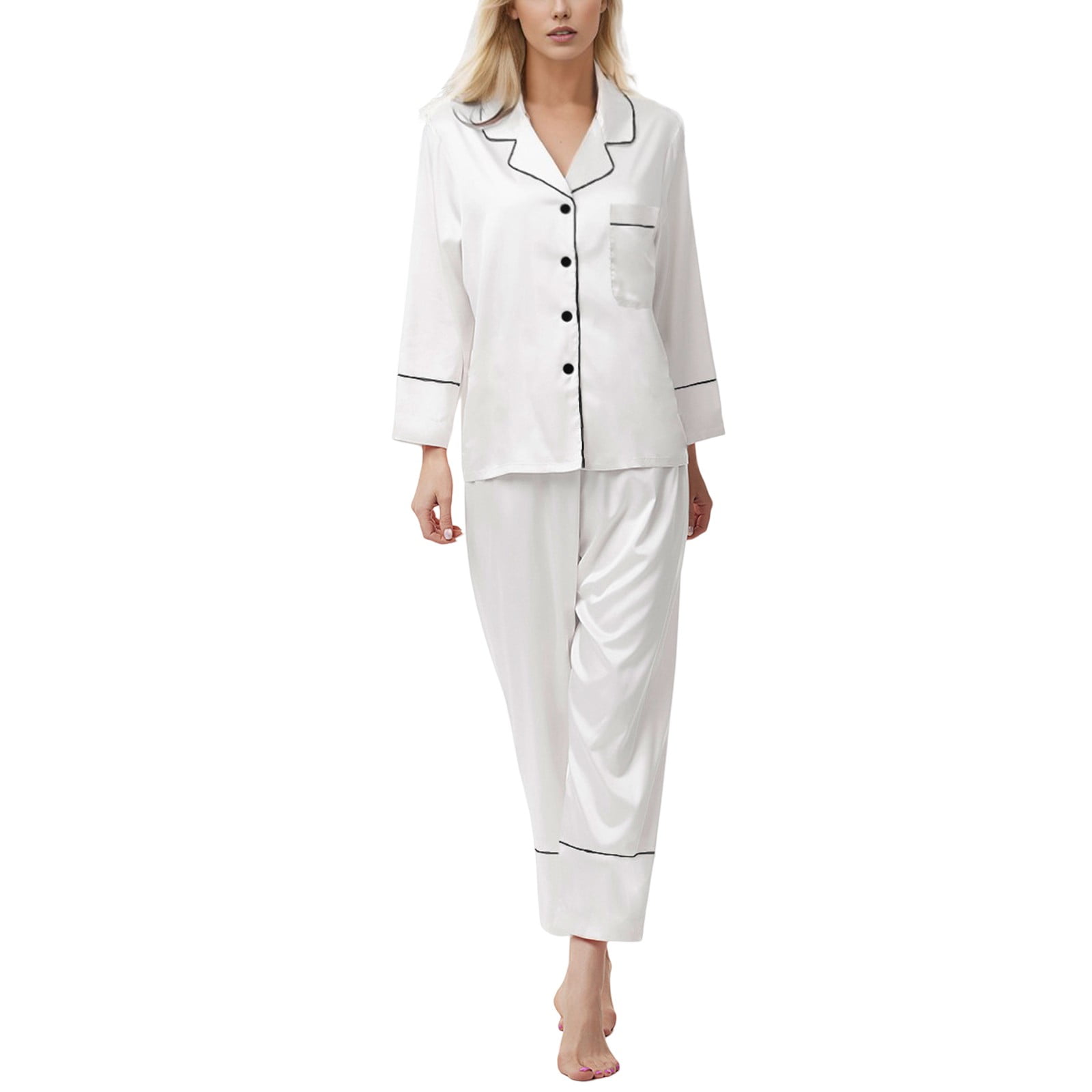 Hwmodou Womens Pajama Outfits Sets Pajamas For Women Set Womens Pajamas ...