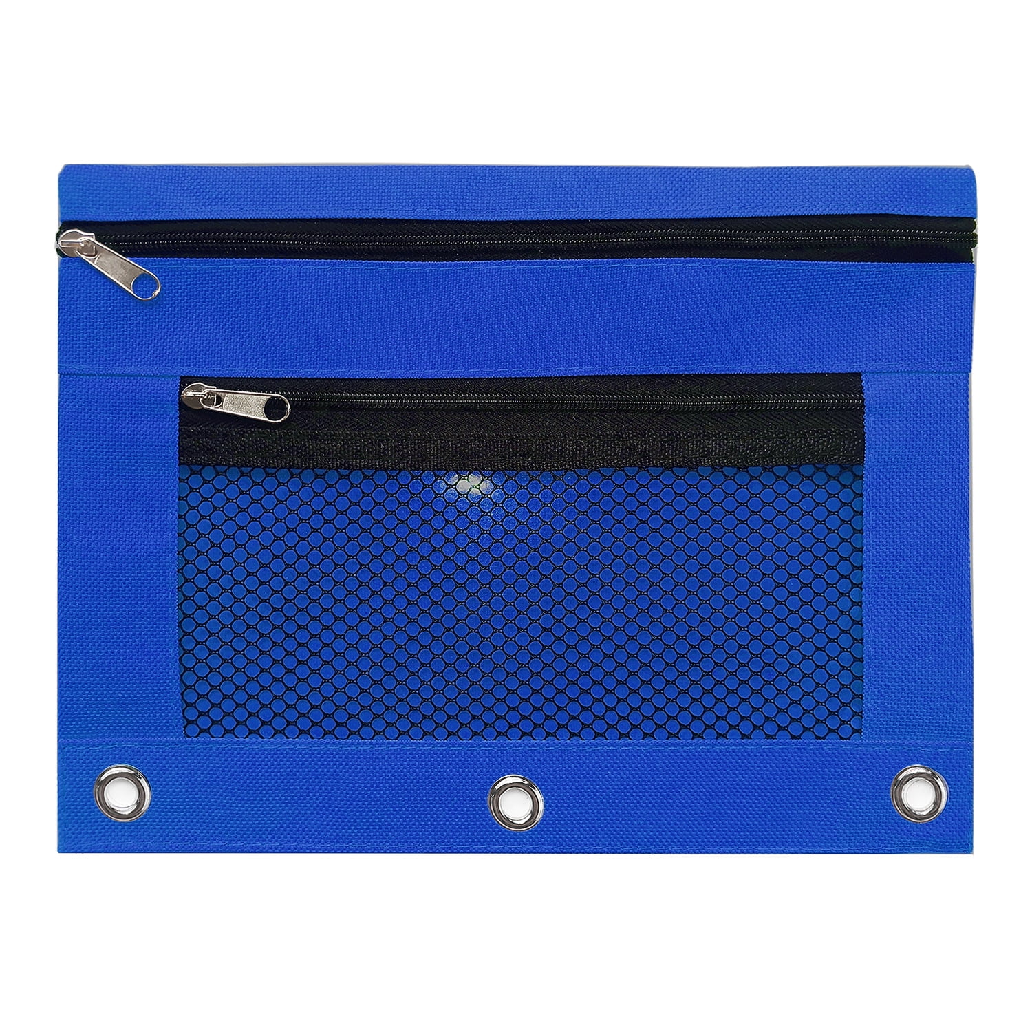 Hxdcxing 3 Ring Binder Pencil Pouches Zipper Pouch Double Pocket Pencil ...