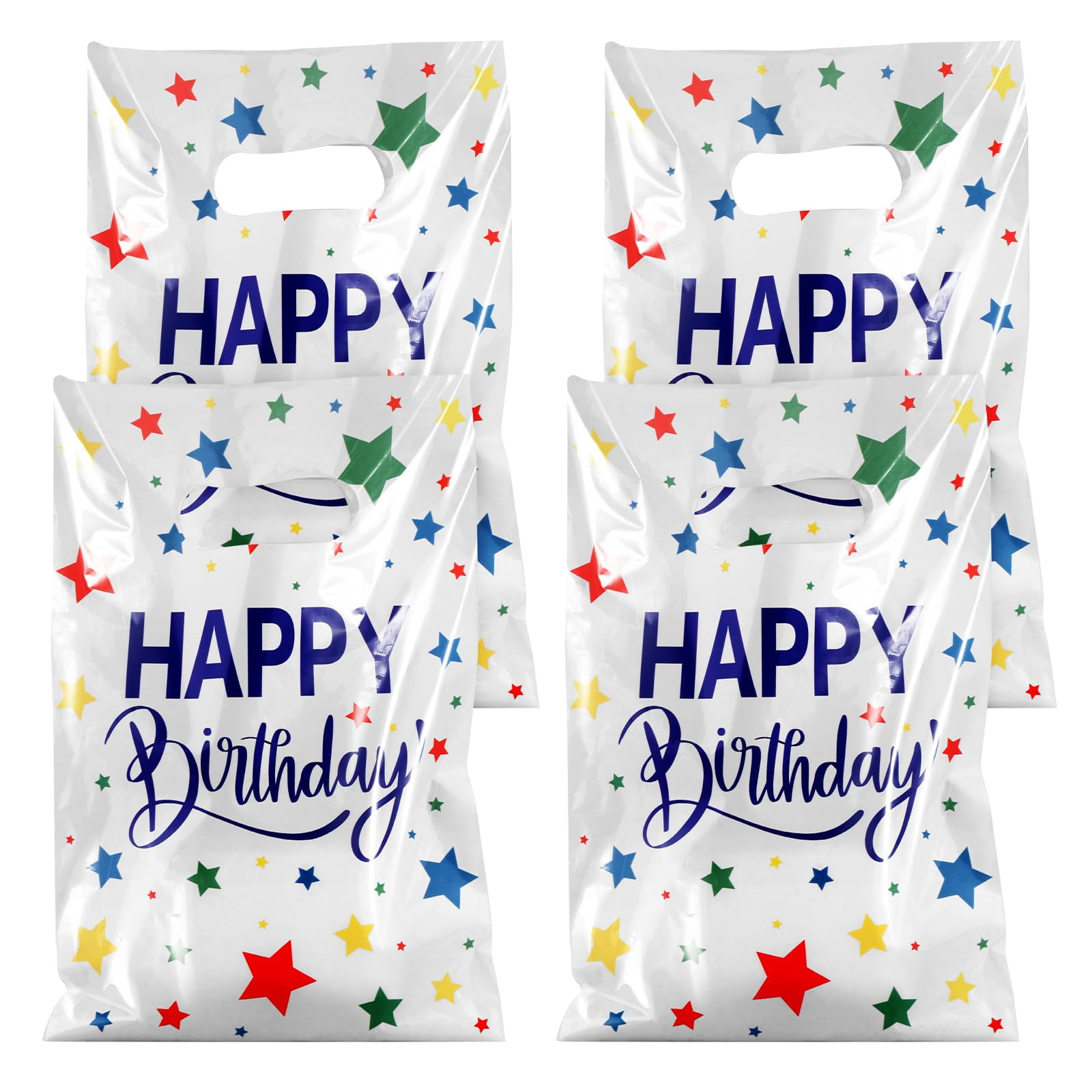 Hxezoc 50 Pieces Birthday DHF10 Candy Bags Happy Birthday Goodie Bag ...