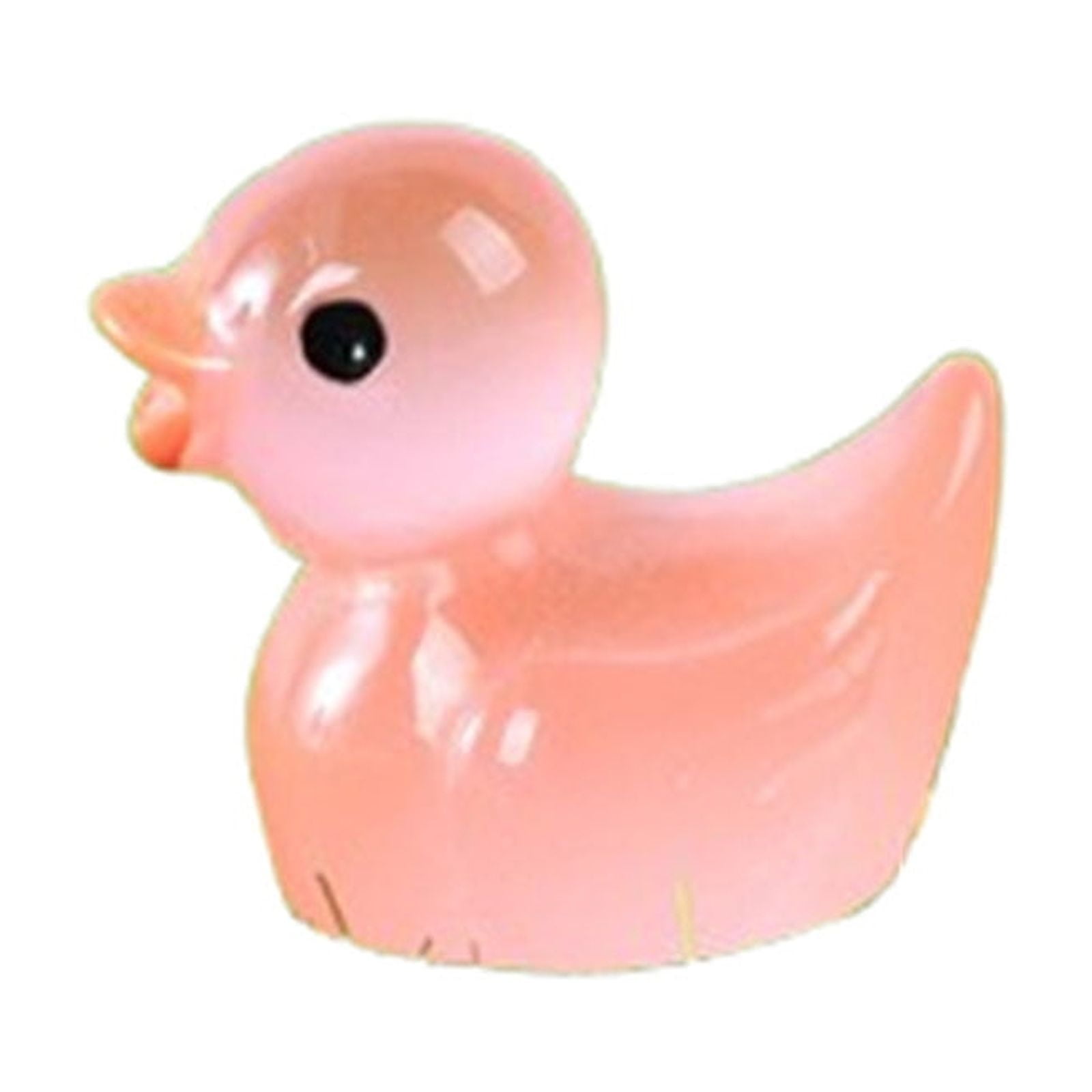 Hxlamzoo 10 Pcs Mini Resin Ducks Luminous Tiny Ducks Miniature Duck ...