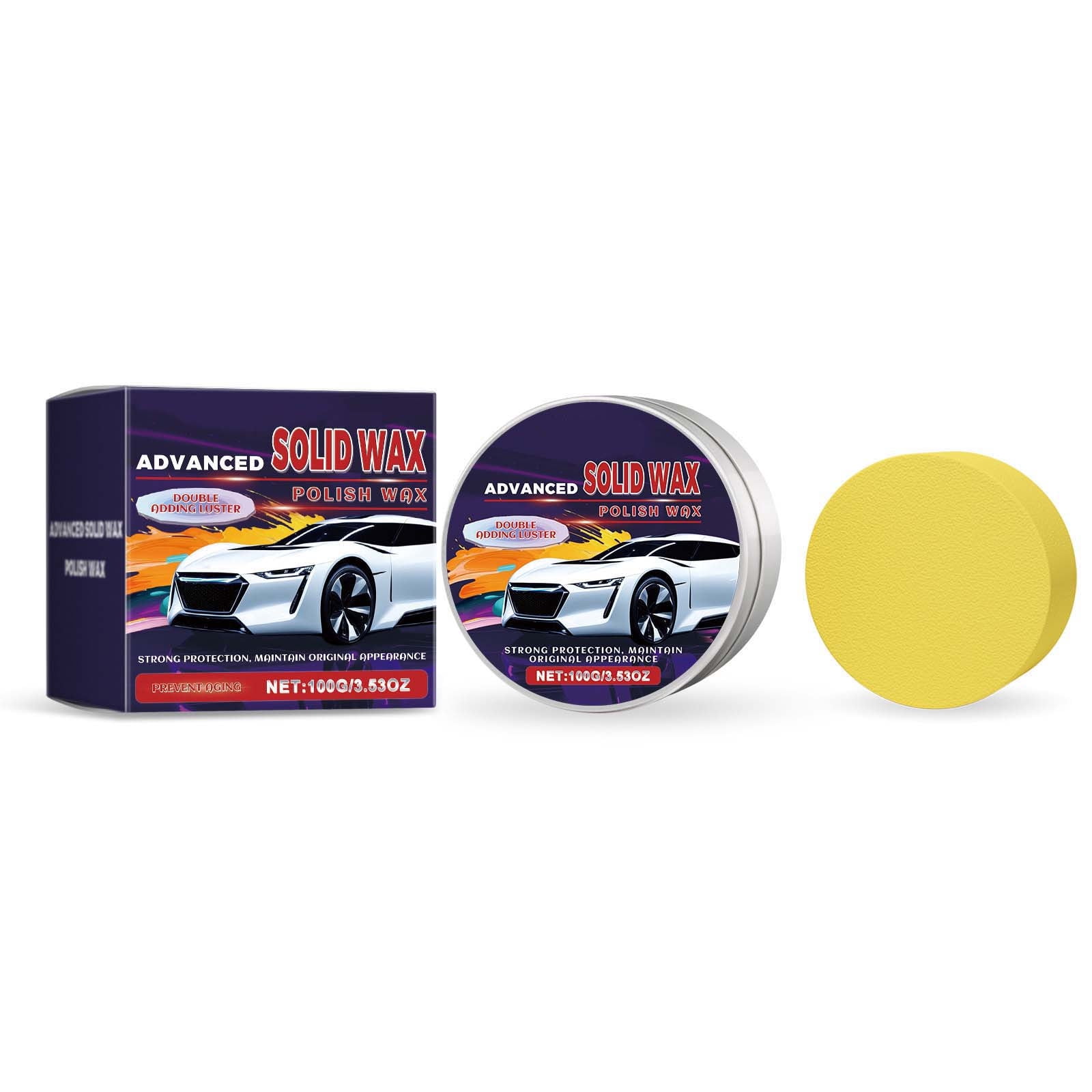 Hxlamzoo 100g Car Polishing Wax - All-Color Universal Solid Wax for ...