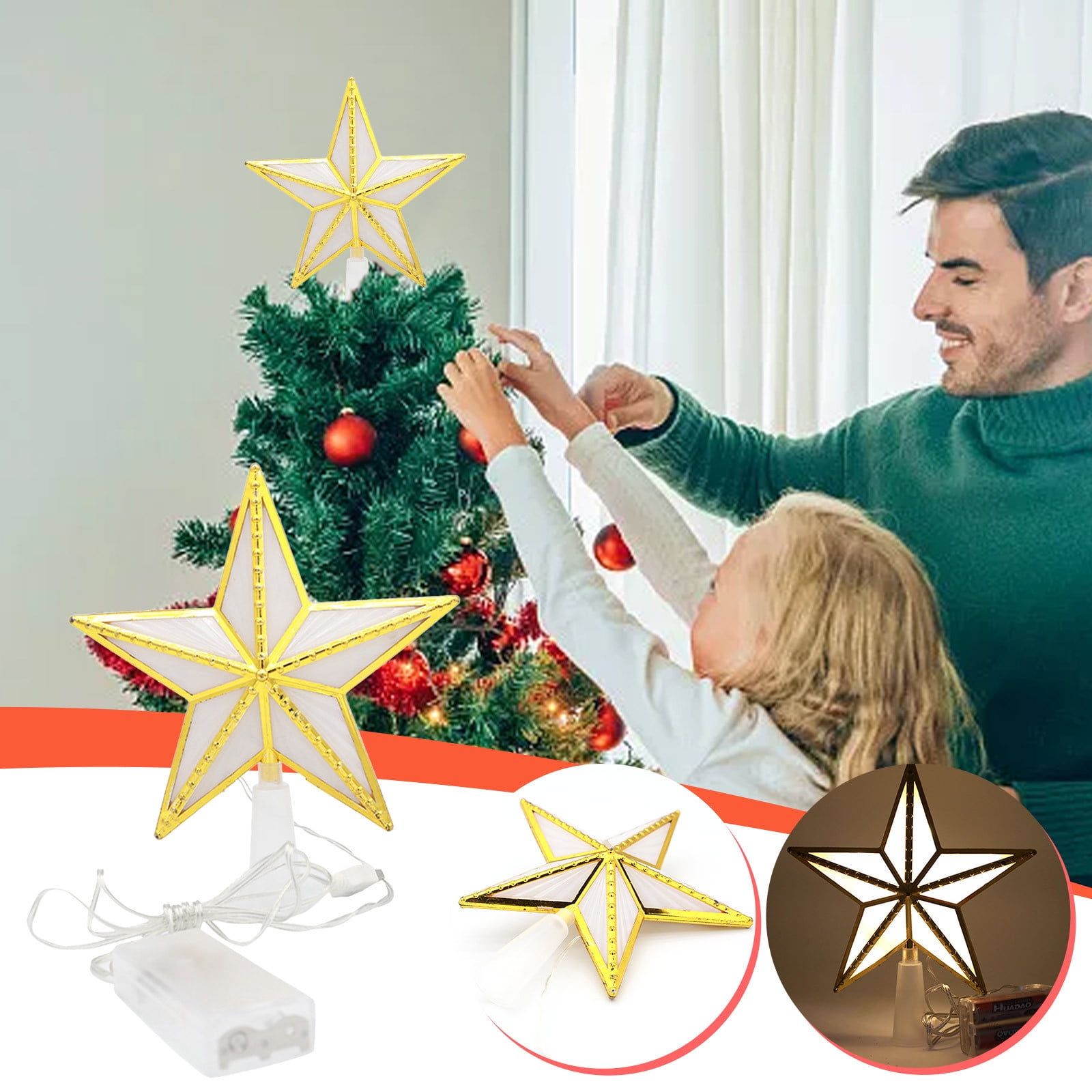 Hxlamzoo 2024 Christmas Supplies Christmas Decorations Christmas Tree ...