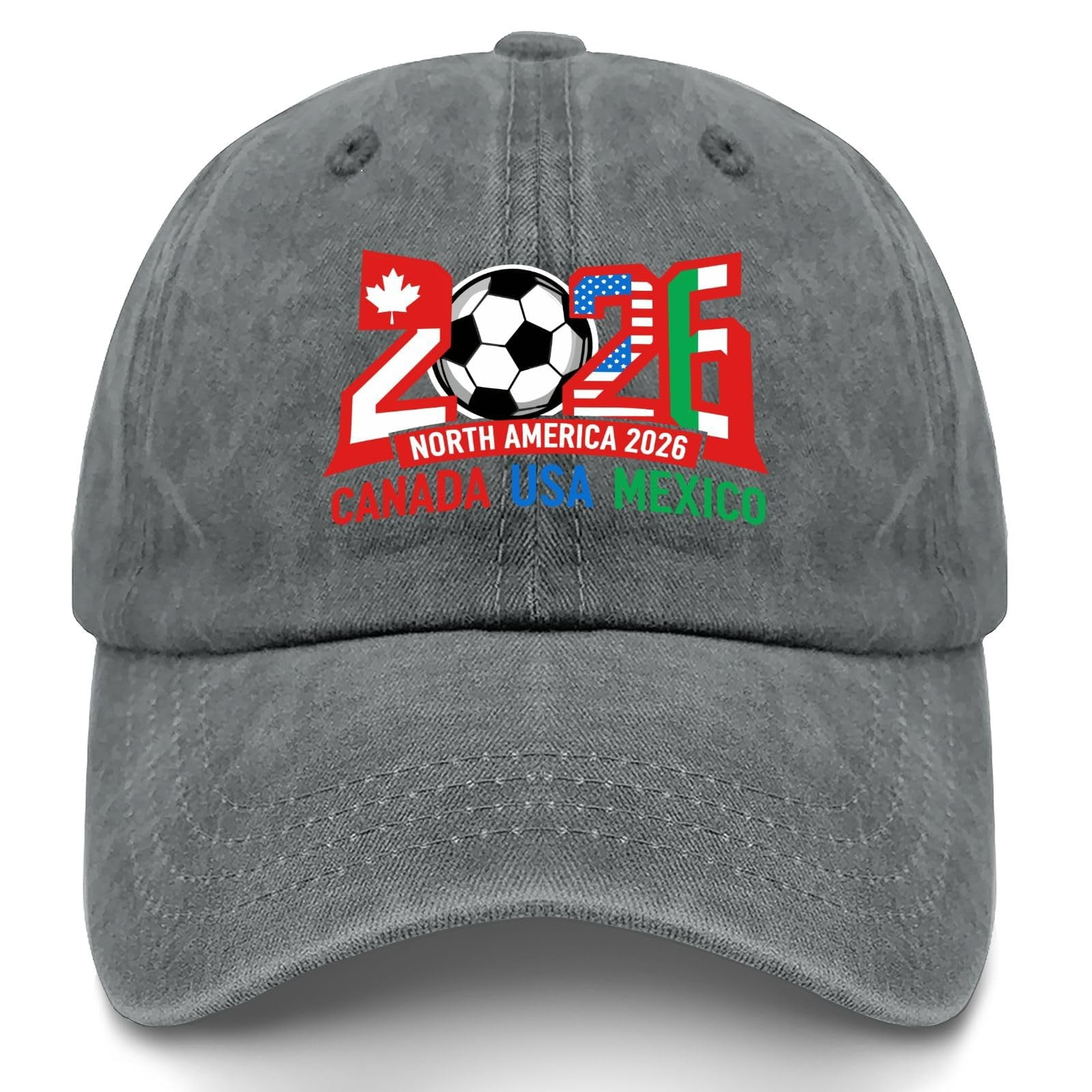 Hxlamzoo 2026 World Cup Official Soccer Supporters Cap USA CAN MEX Co ...