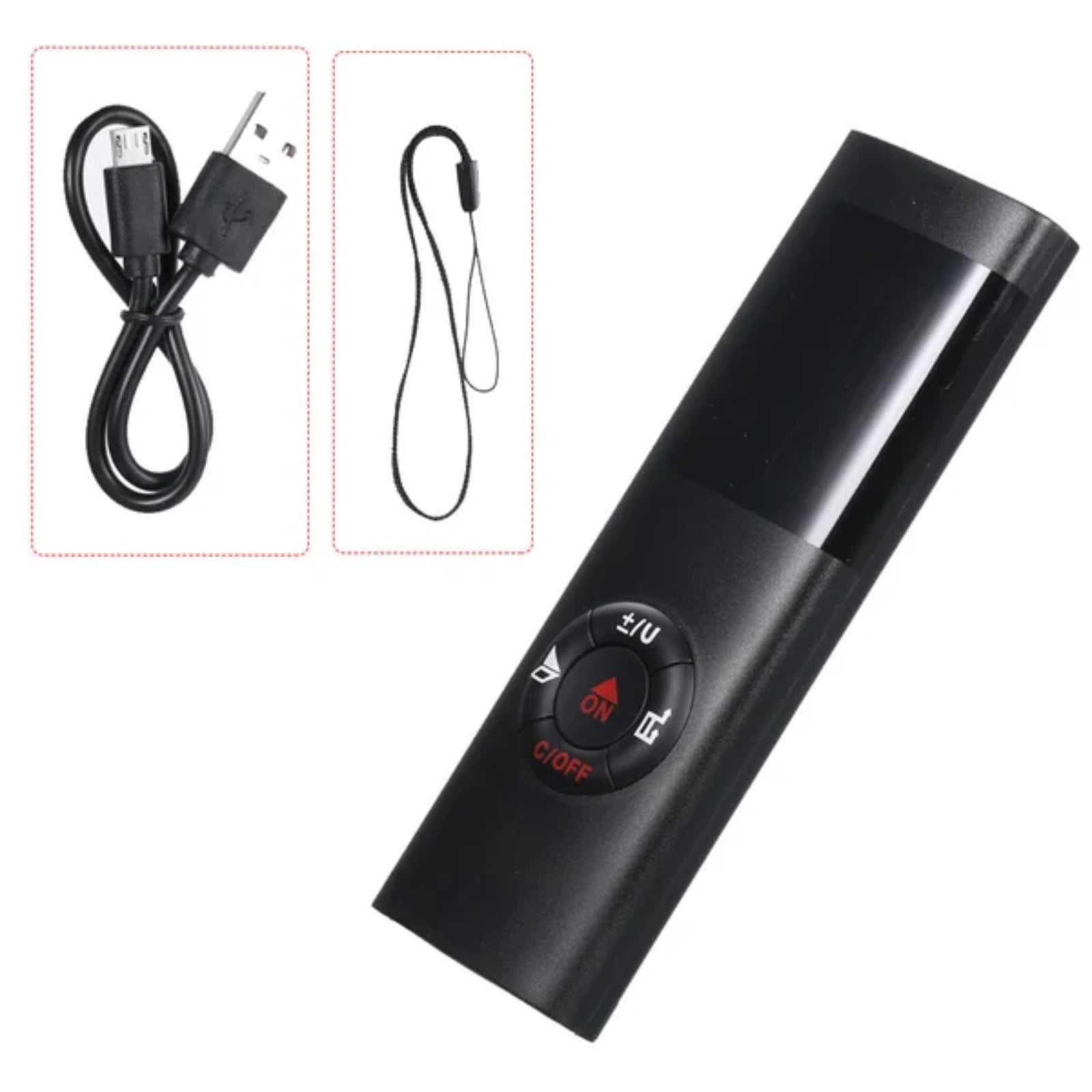 Hxlamzoo 40m Mini Laser Rangefinder with USB Rechargeable, LCD ...