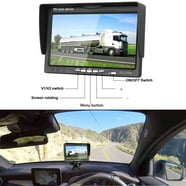 7" -LCD Color 2 Video Input Car Rearview Headrest Monitor DVD VCR ...