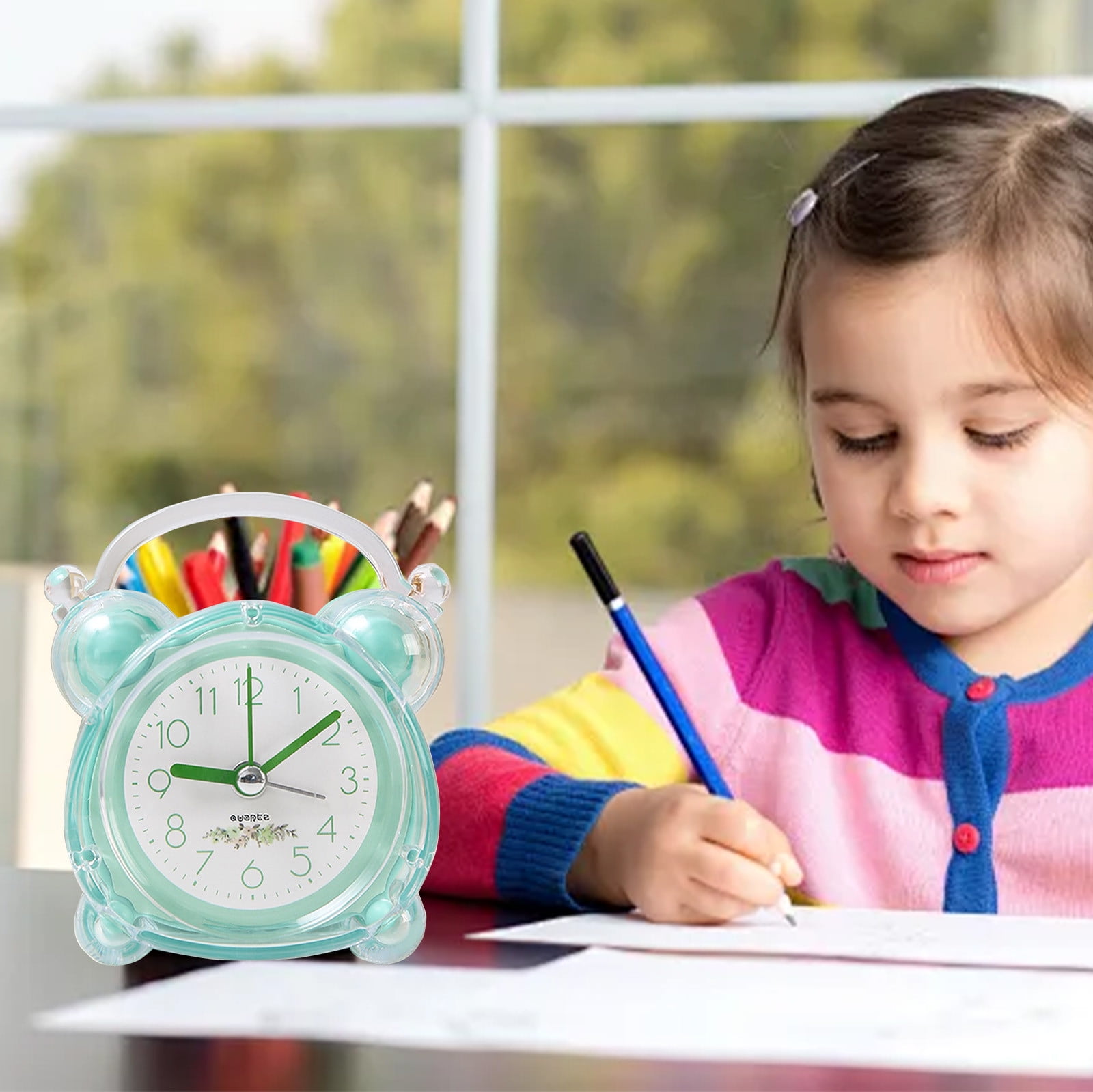 Hxlamzoo Alarm Clock for Kids Vintage Twin Bell Alarm Clocks Cute ...