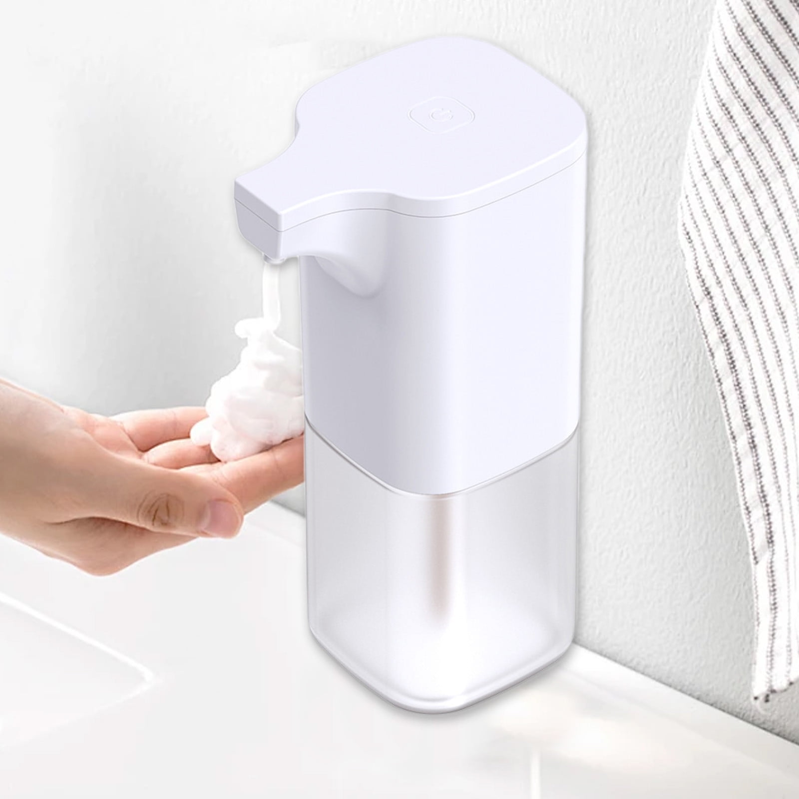 Hxlamzoo Automatic Foaming Hand Soap Dispenser,350 ml/12.3oz Touchless ...