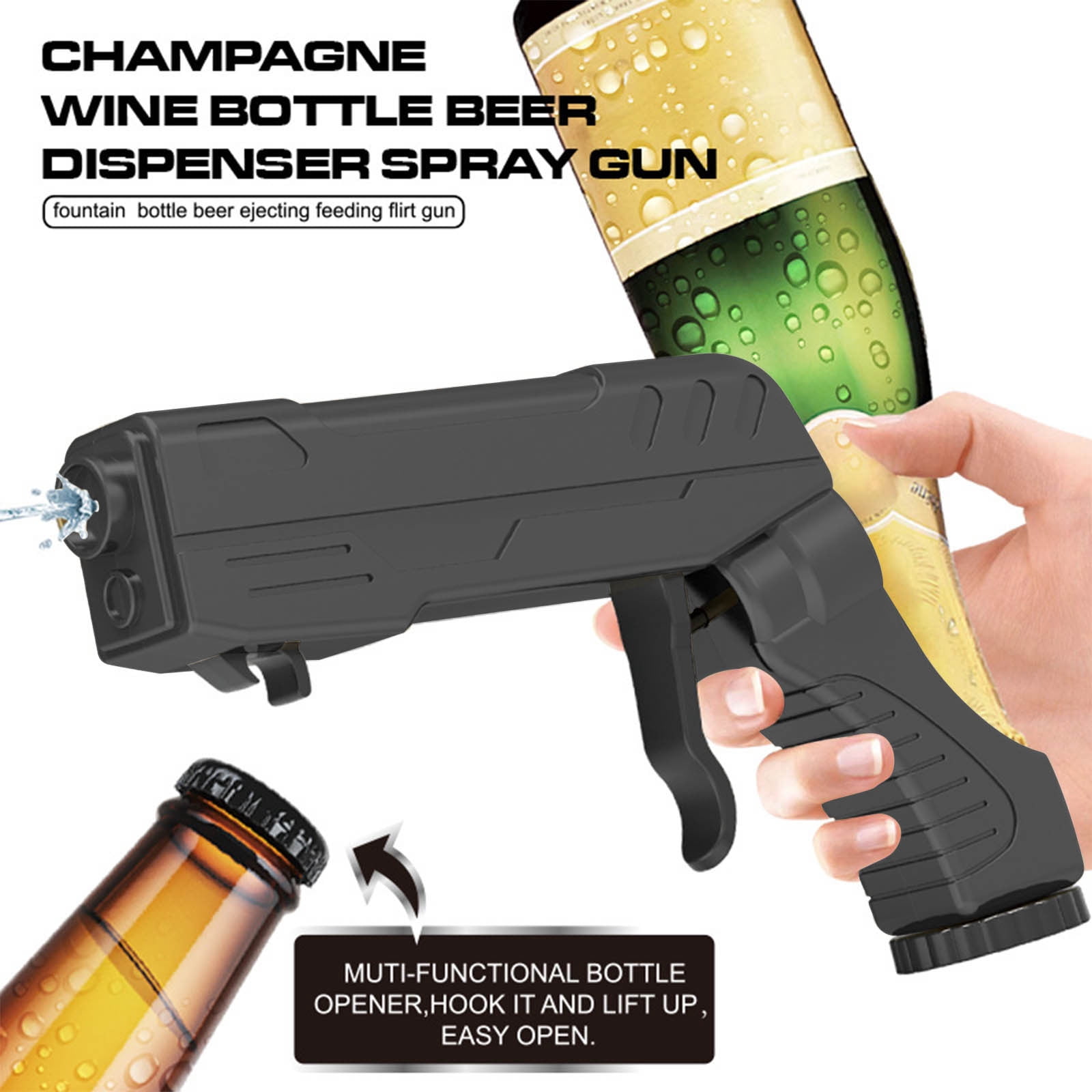 Hxlamzoo Bachelorette Party Champagne Sprayer Gun - Reusable Wine ...