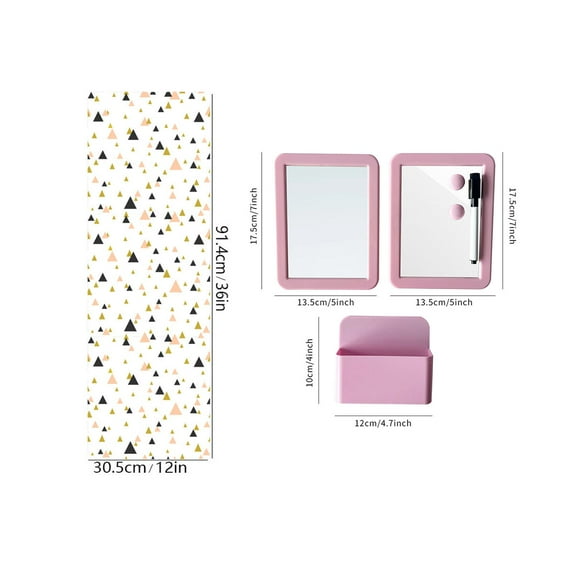 Hxlamzoo School Locker Magnetic Wallpaper 12" x 36" Removable Magnetic ...