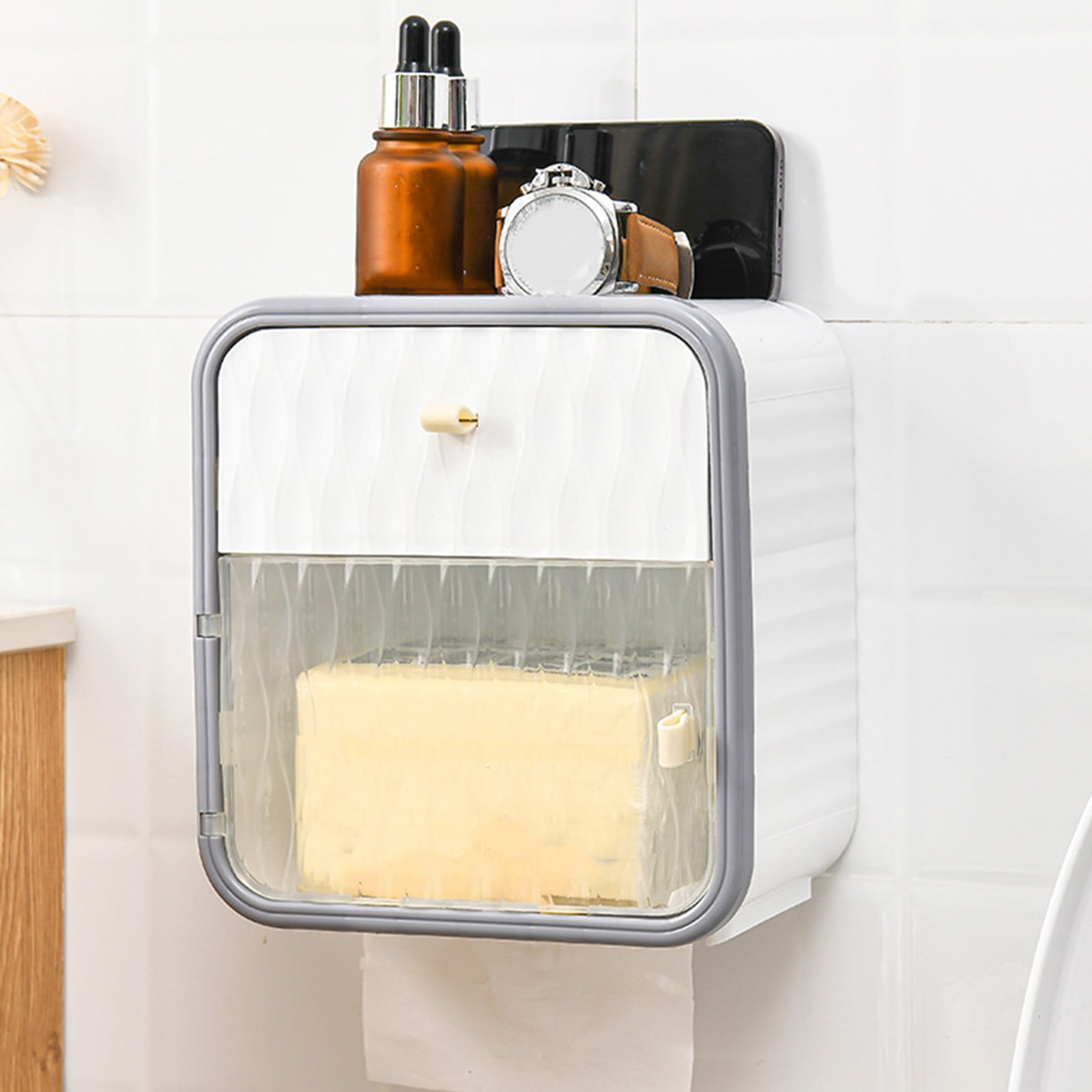 Hxlamzoo Clearance Sales Toilet Tissue Box Toilet Paper Box Wall ...