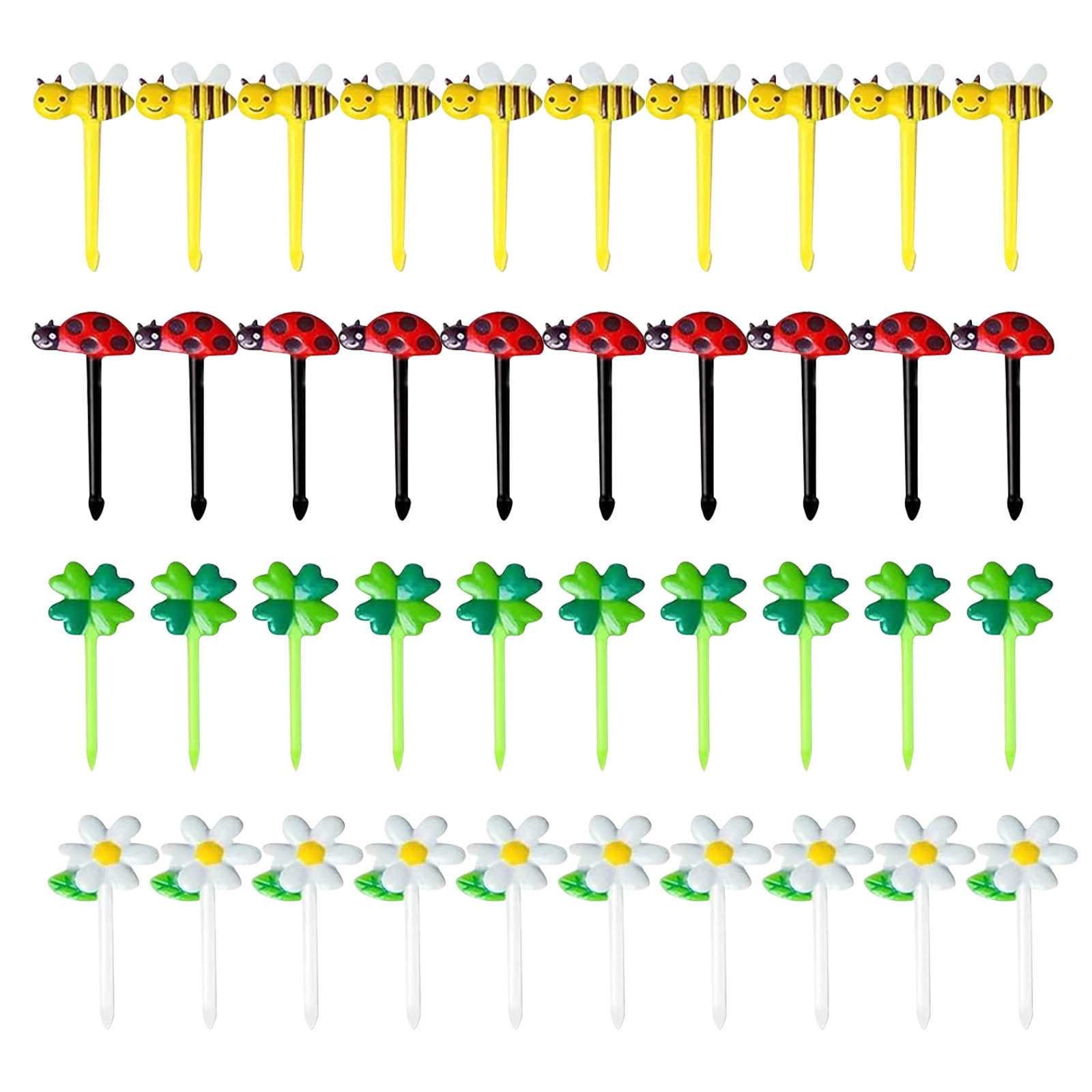 Hxlamzoo Creative Cute Animal Fruit Skewers (32pcs) - Fun Food Picks ...