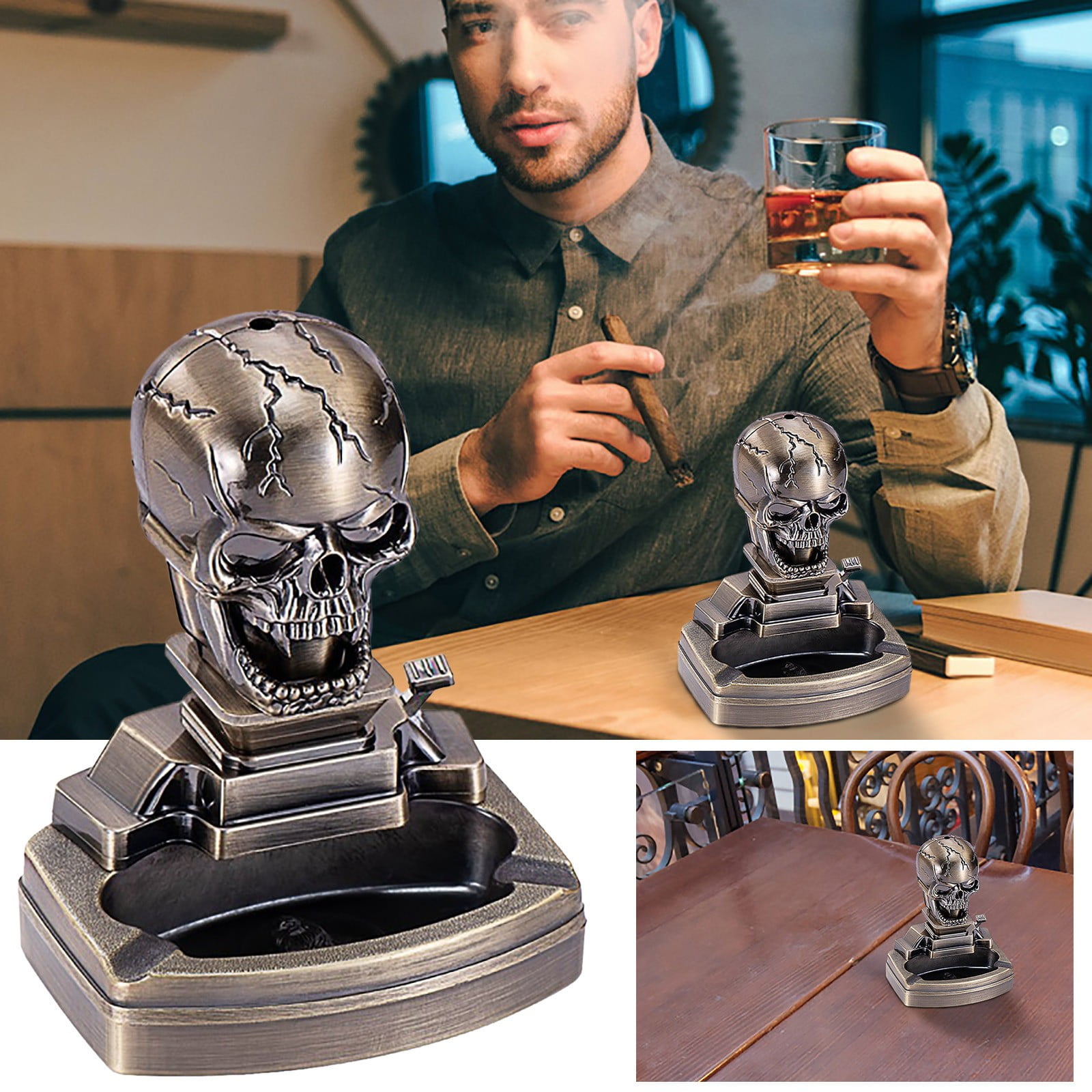 Hxlamzoo Creative Lighter & Ashtray Set 鈥?Stylish Smoking Accessories ...