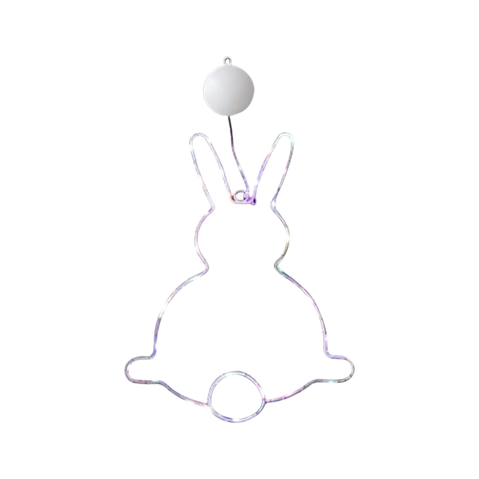 Hxlamzoo Easter Window Bunny Lights Decor, LED Lighted Easter Bunny ...