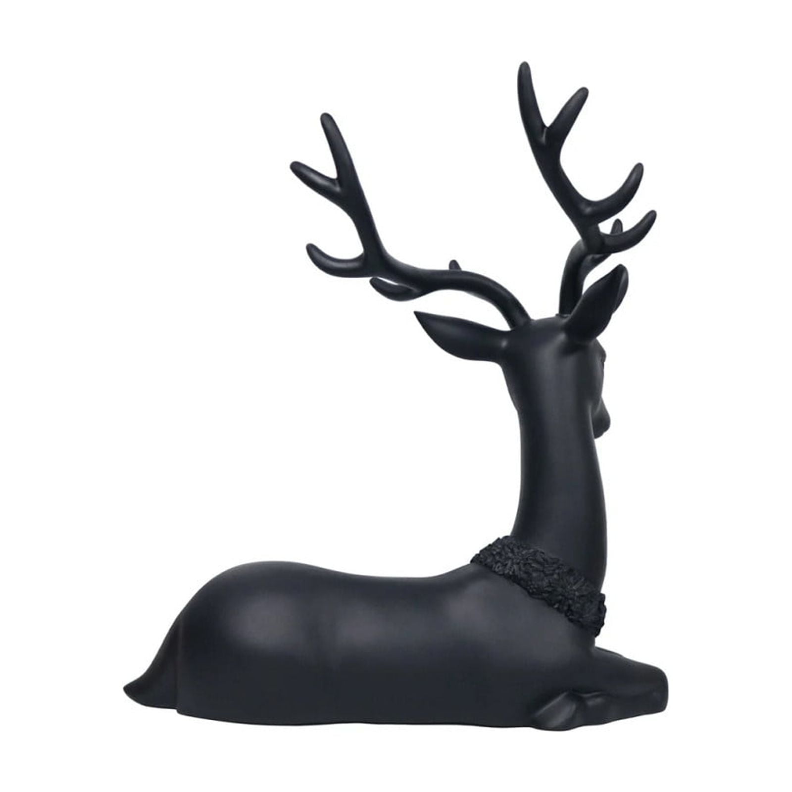 Hxlamzoo European-Style Antique-Finish Imitation Metal Deer Statue for ...