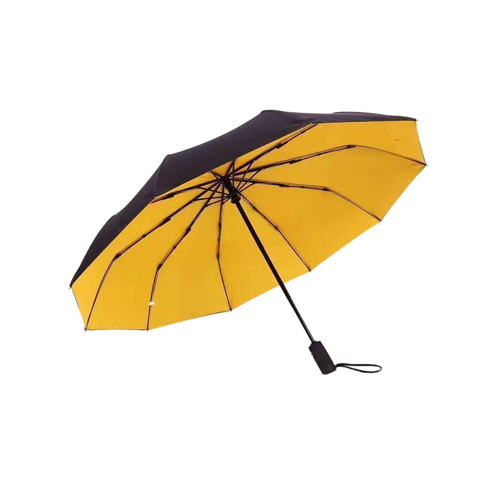 Hxlamzoo Full Auto Double Folding Umbrella, 10 Bone Reinforced Wind ...