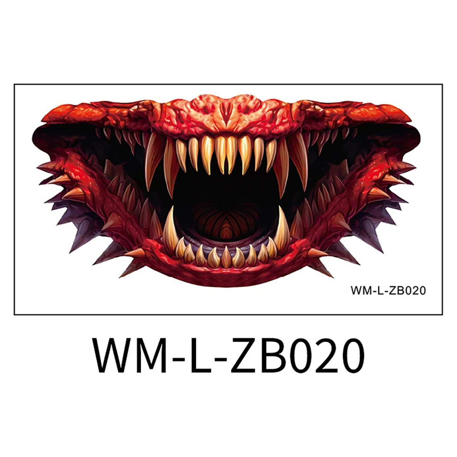 Hxlamzoo Halloween Decoration 2024 New Halloween Prank Makeup Temporary Halloween Clown Horror ...