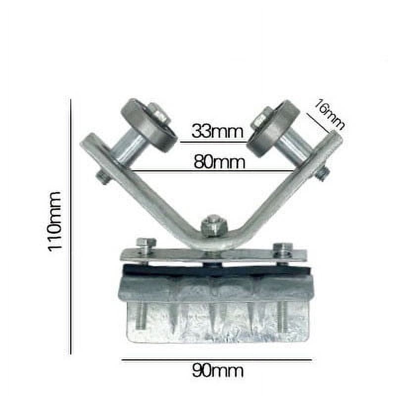 Hxlamzoo Heavy-Duty Stainless Steel Pulley with Double Bearings ...