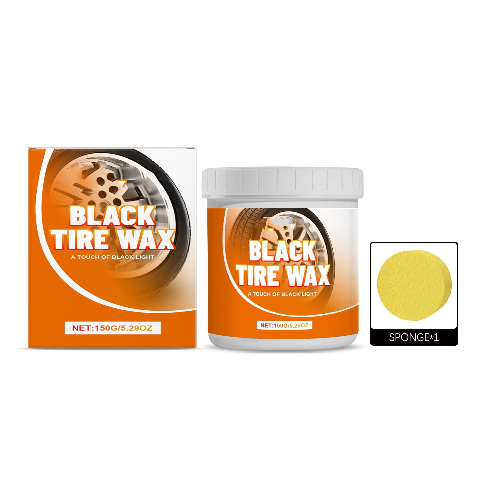 Hxlamzoo Long-Lasting Car Tire Gloss Wax – Easy Application Tire Shine ...