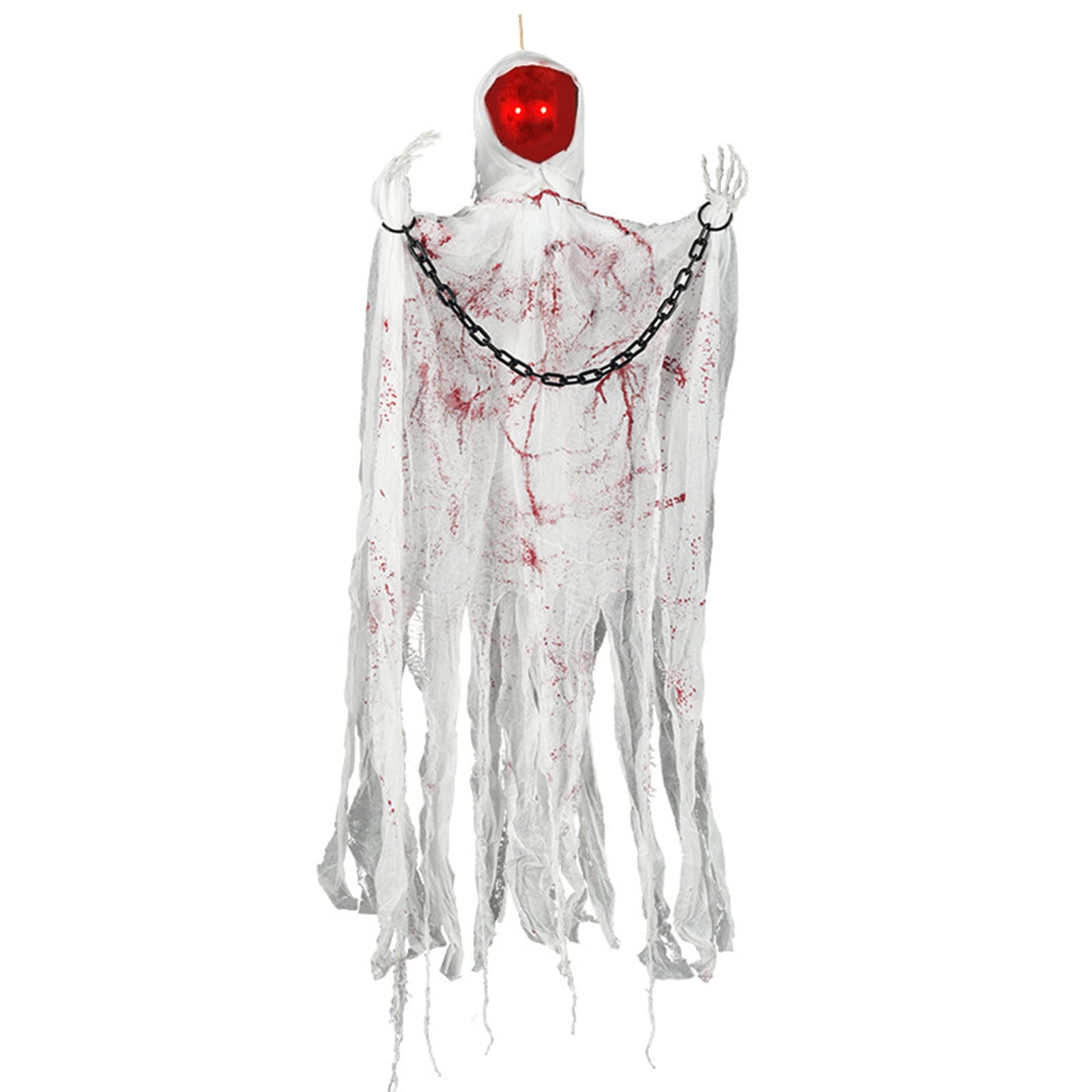 Hxlamzoo Motion-Activated Scary Halloween Animatronic Decoration with ...