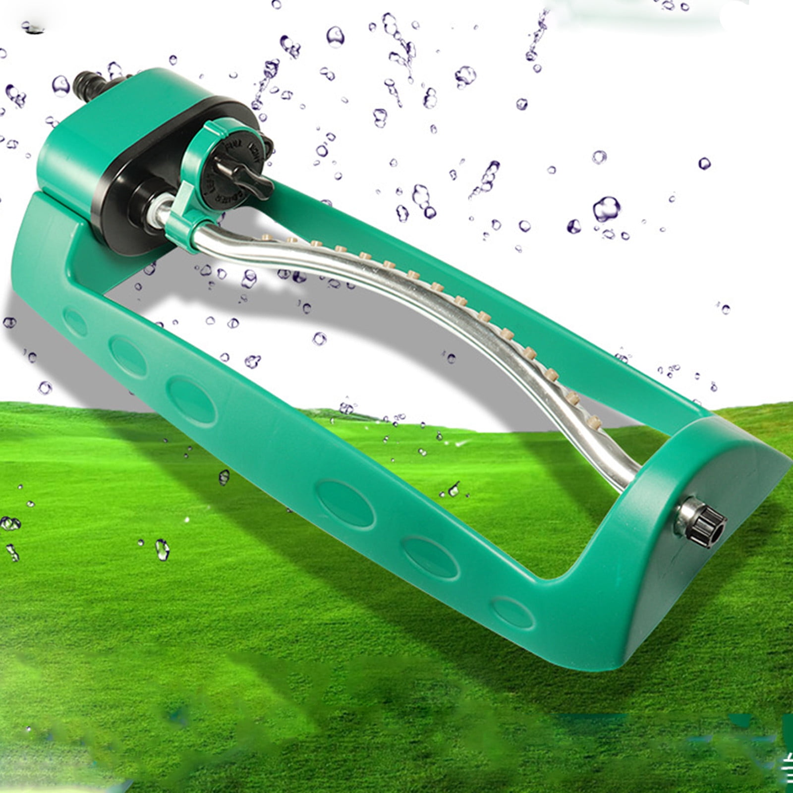 Hxlamzoo Oscillating Sprinkler with 15 Precision Nozzles and Seamless ...