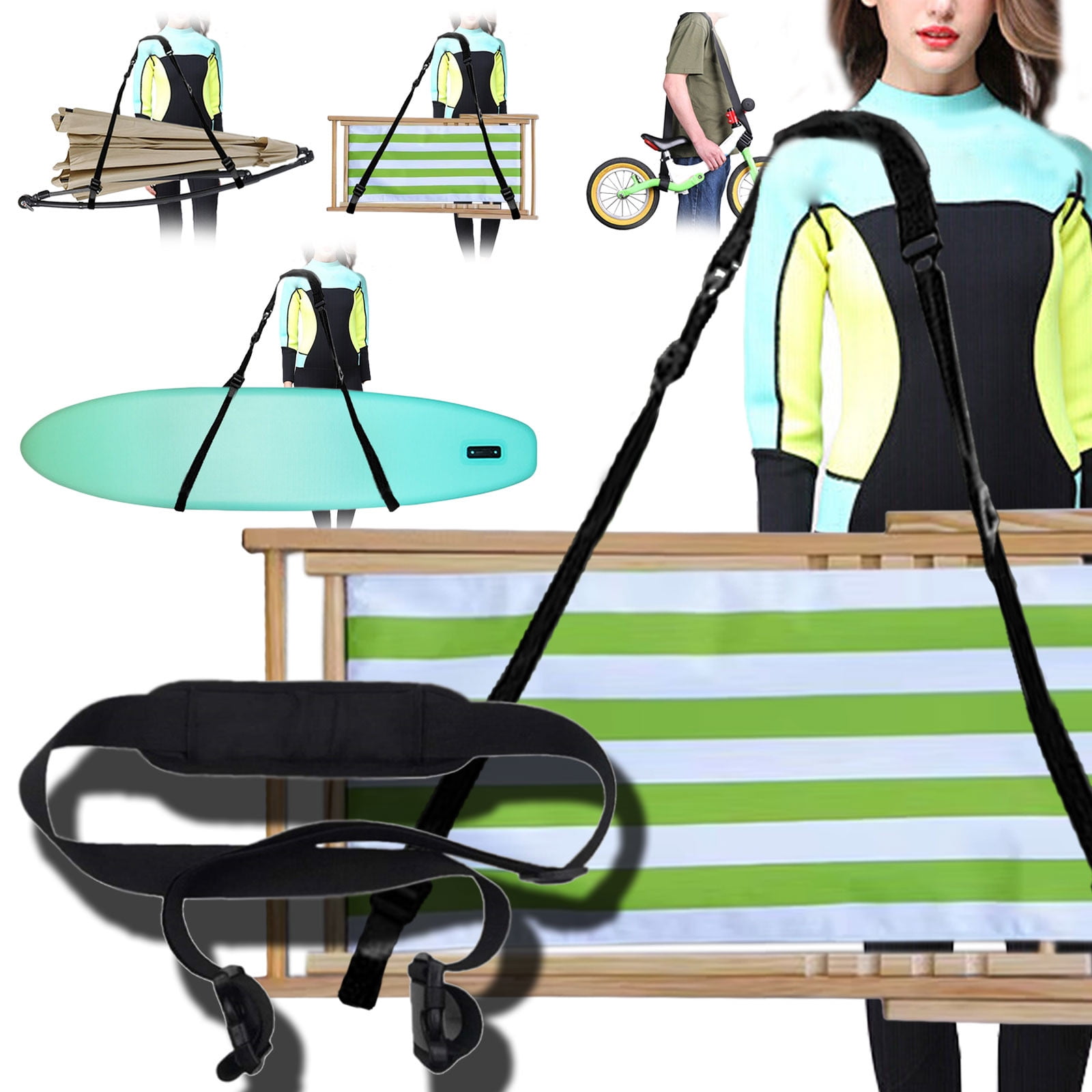 Hxlamzoo Outdoor Portable Beach Chair Storage Strap,Wwimming Pool Love ...