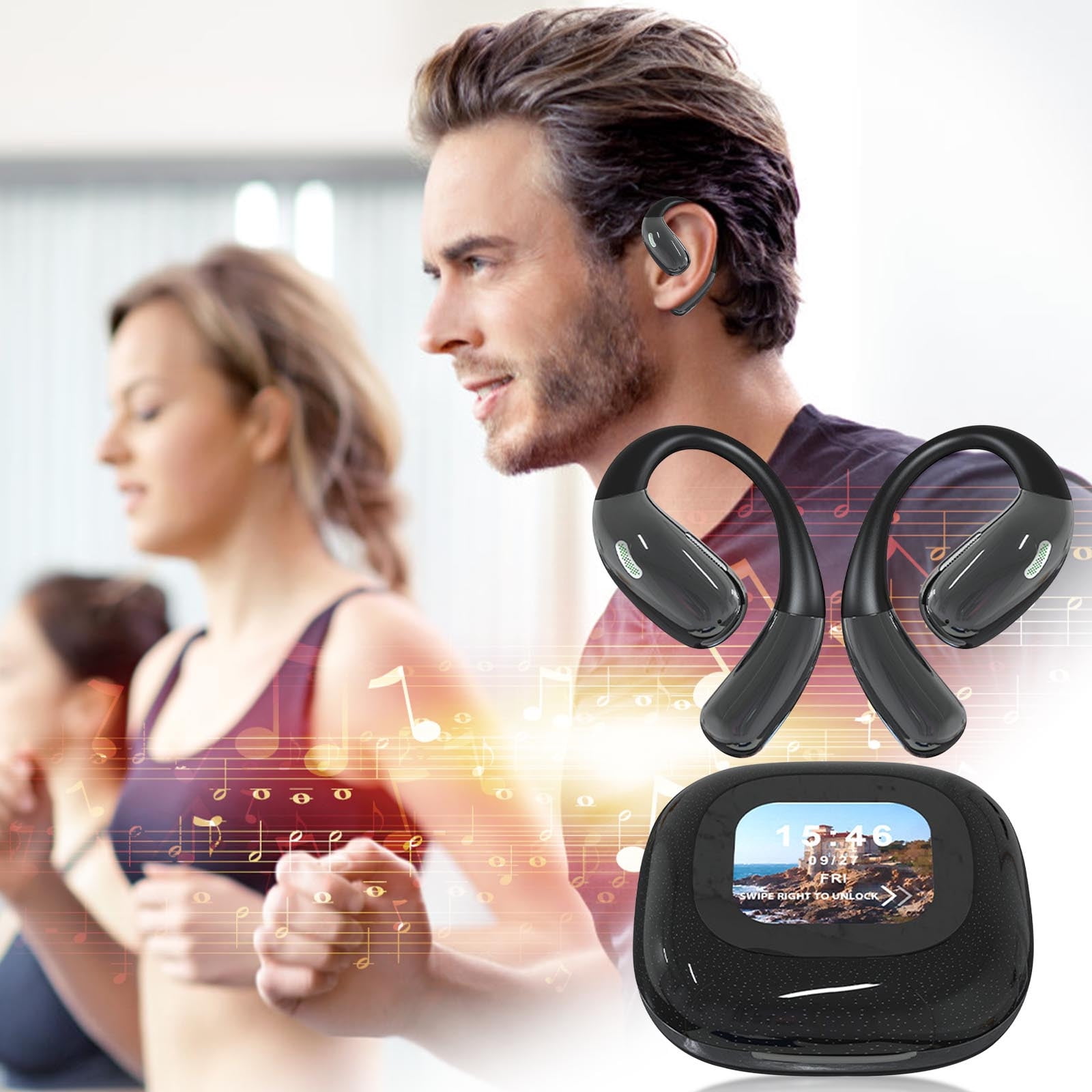 Hxlamzoo Popular Smart Translation Earphones Open High-definition Noise ...