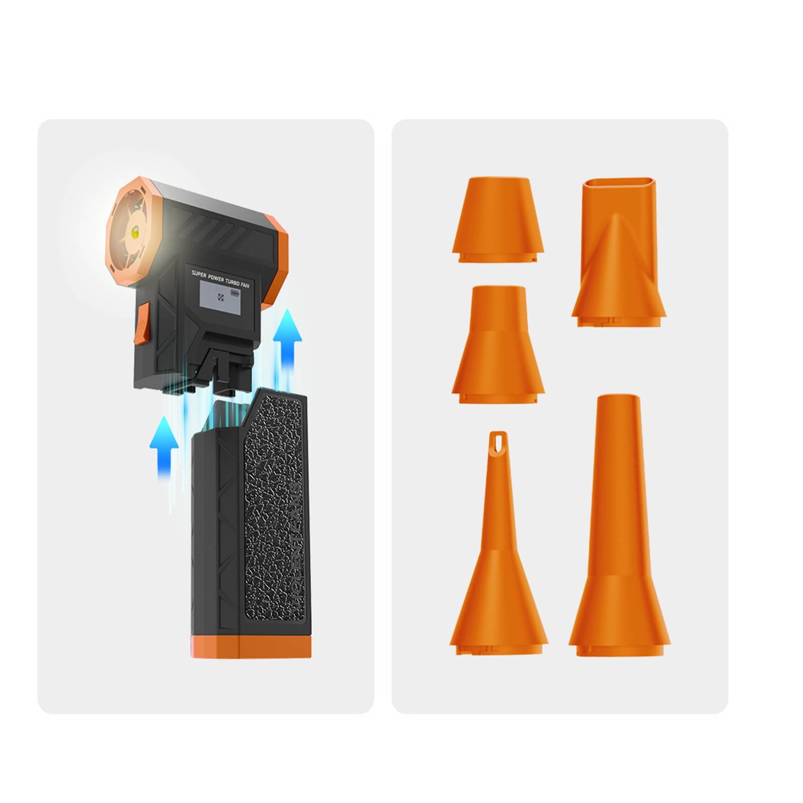 Hxlamzoo Portable Air Blower with Brushless Motor, 40m/s Wind Speed ...