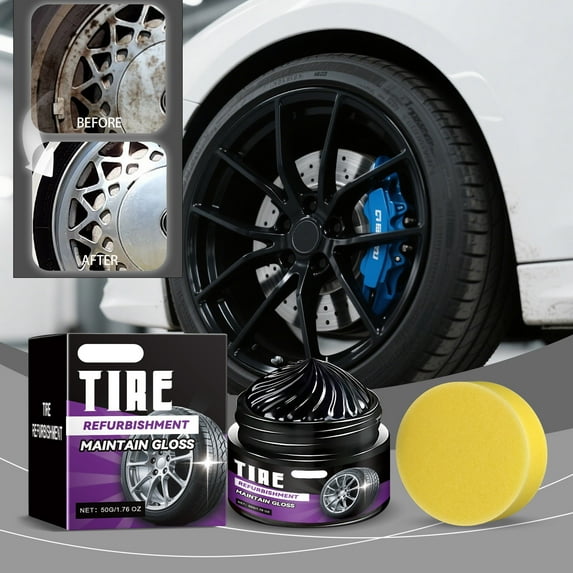 Hxlamzoo Premium Car Tire Retreading Care Cream - Revive Shine ...