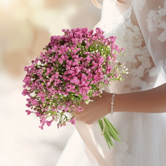 Hxlamzoo Realistic Baby's Breath Simulation Bouquet - Artificial ...