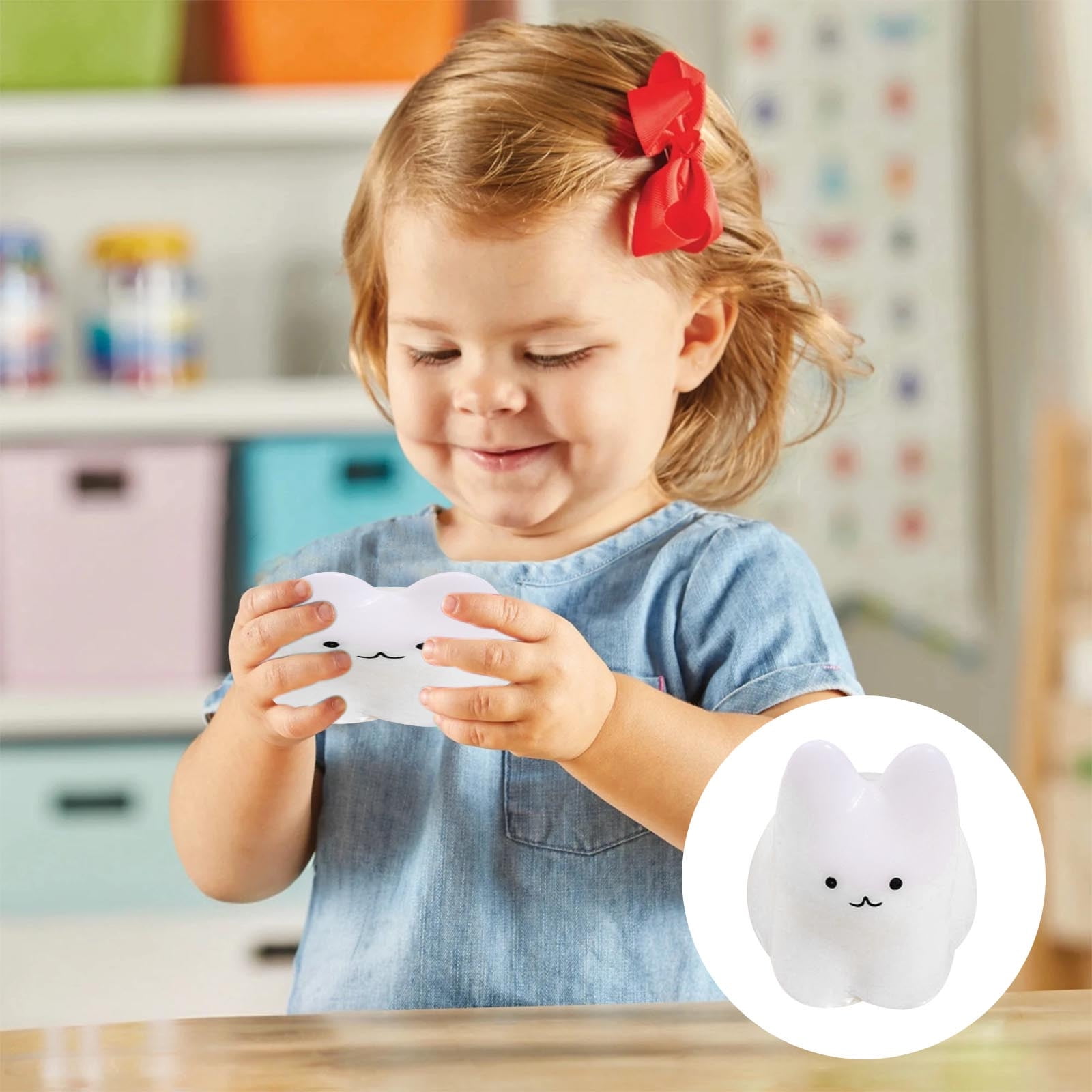 Hxlamzoo Realistic Cat Milk Jelly Stress Relief Toy - Soft Squeeze ...