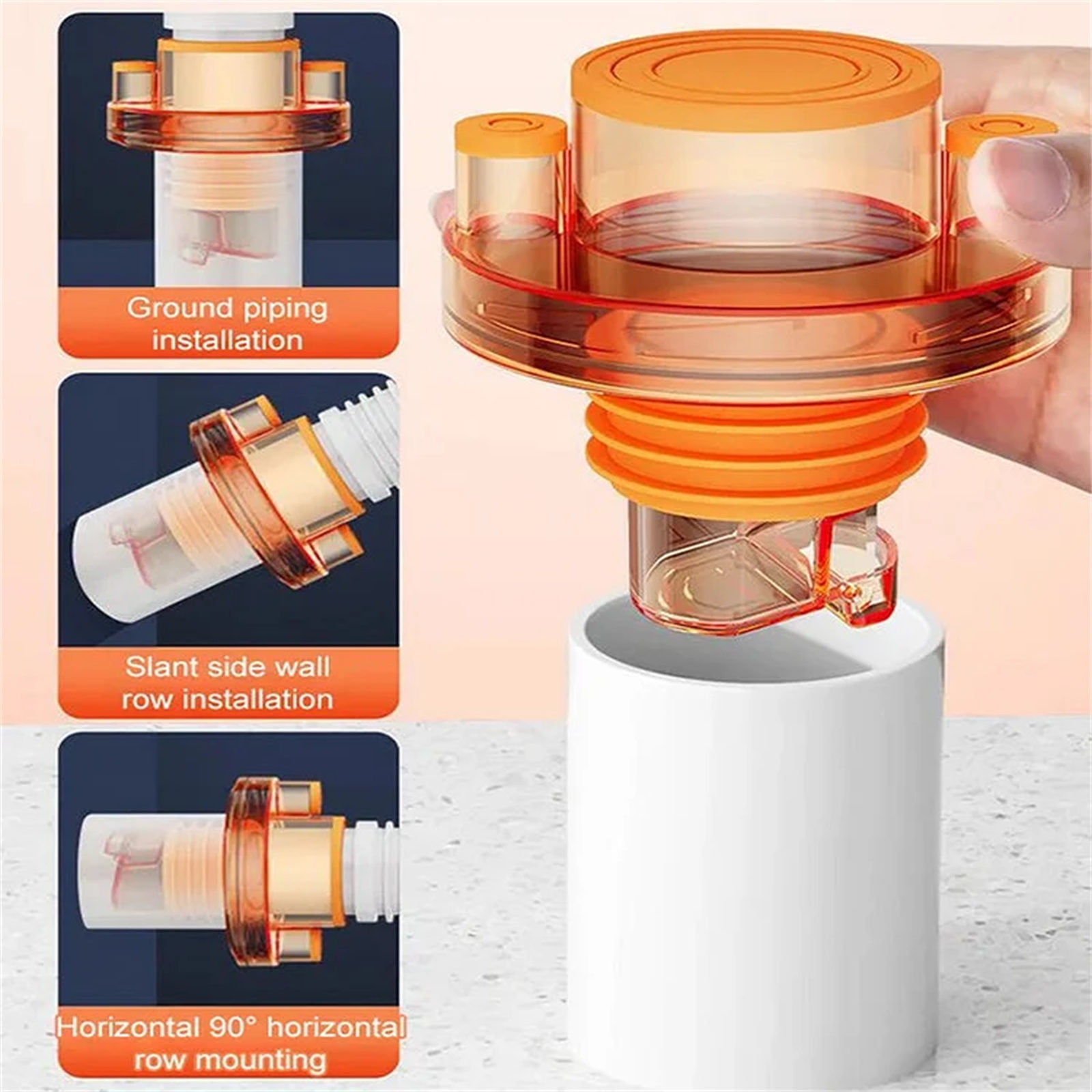 Hxlamzoo Saving Clearance Kitchen Drains Pipe Three-way Antis Odor ...