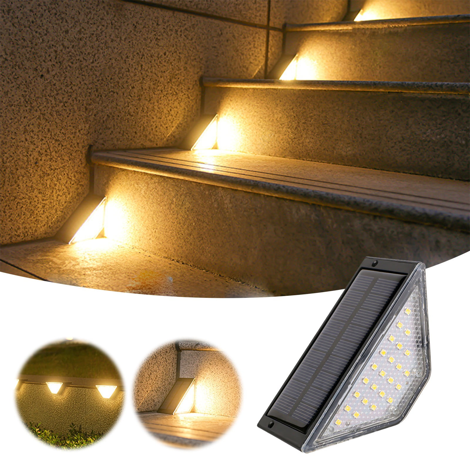 Hxlamzoo Solar Garden Light, Sensitive and Accurate Photocell, 120 ...